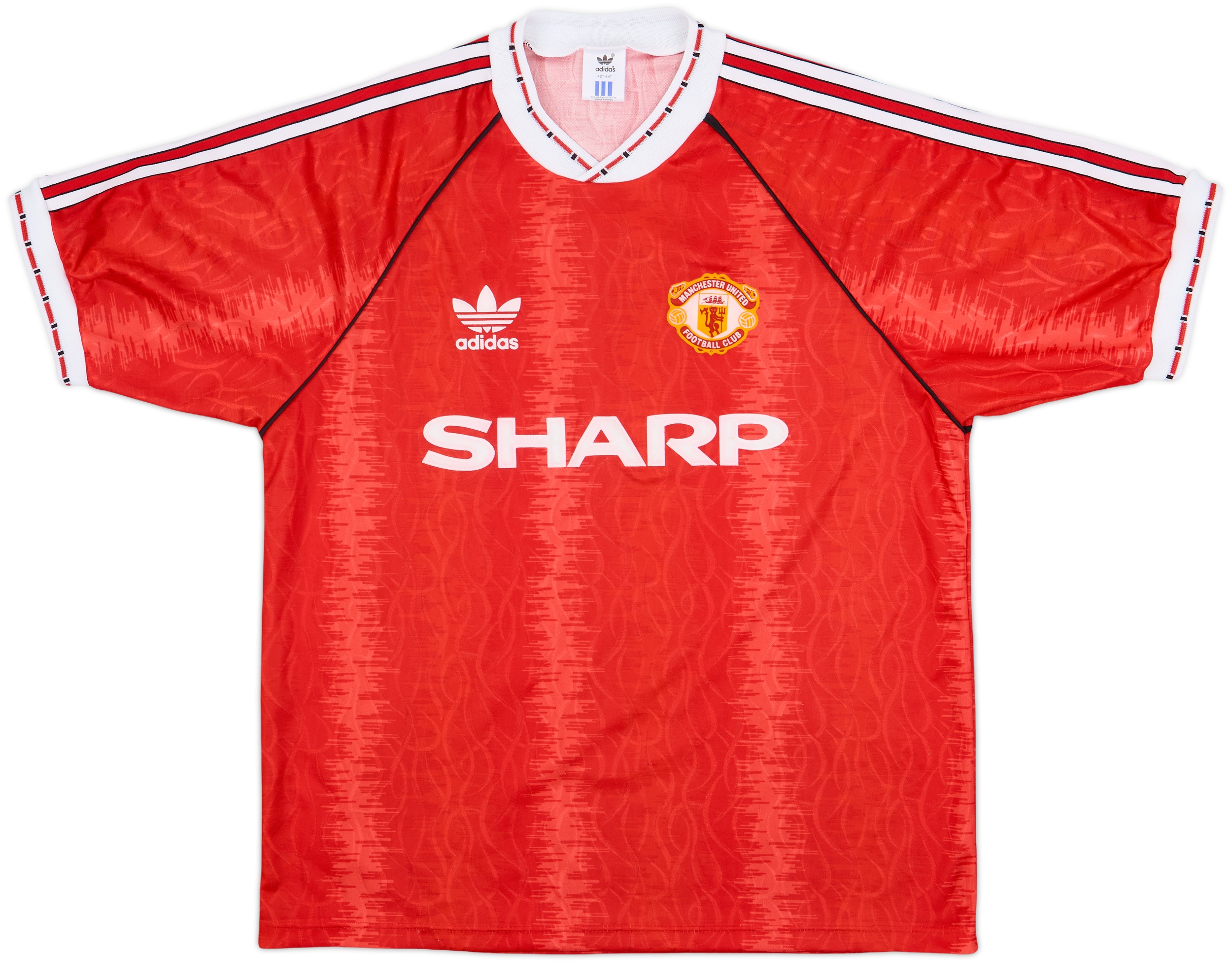 1990-92 Manchester United Home Shirt - 10/10 - (L)