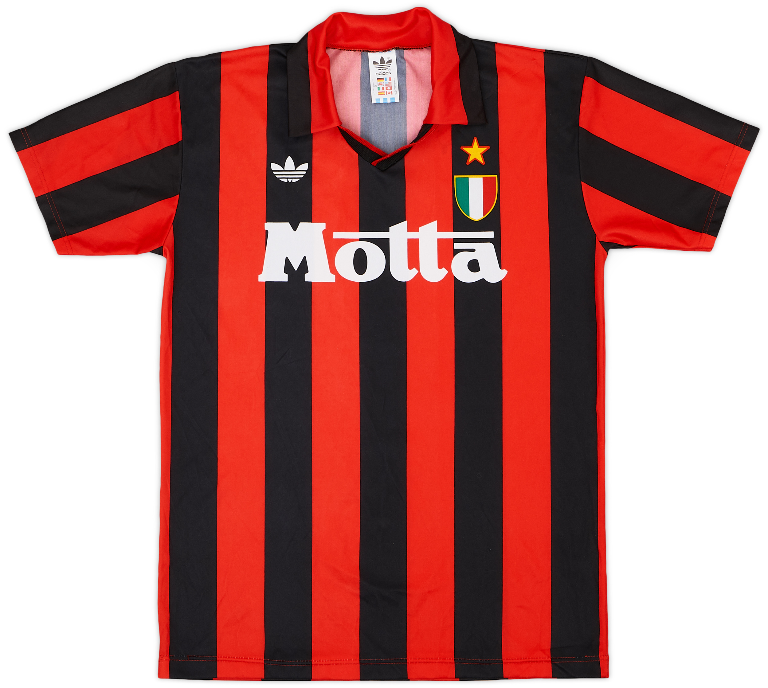 1992-93 AC Milan Basic Home Shirt - 8/10 - (S)