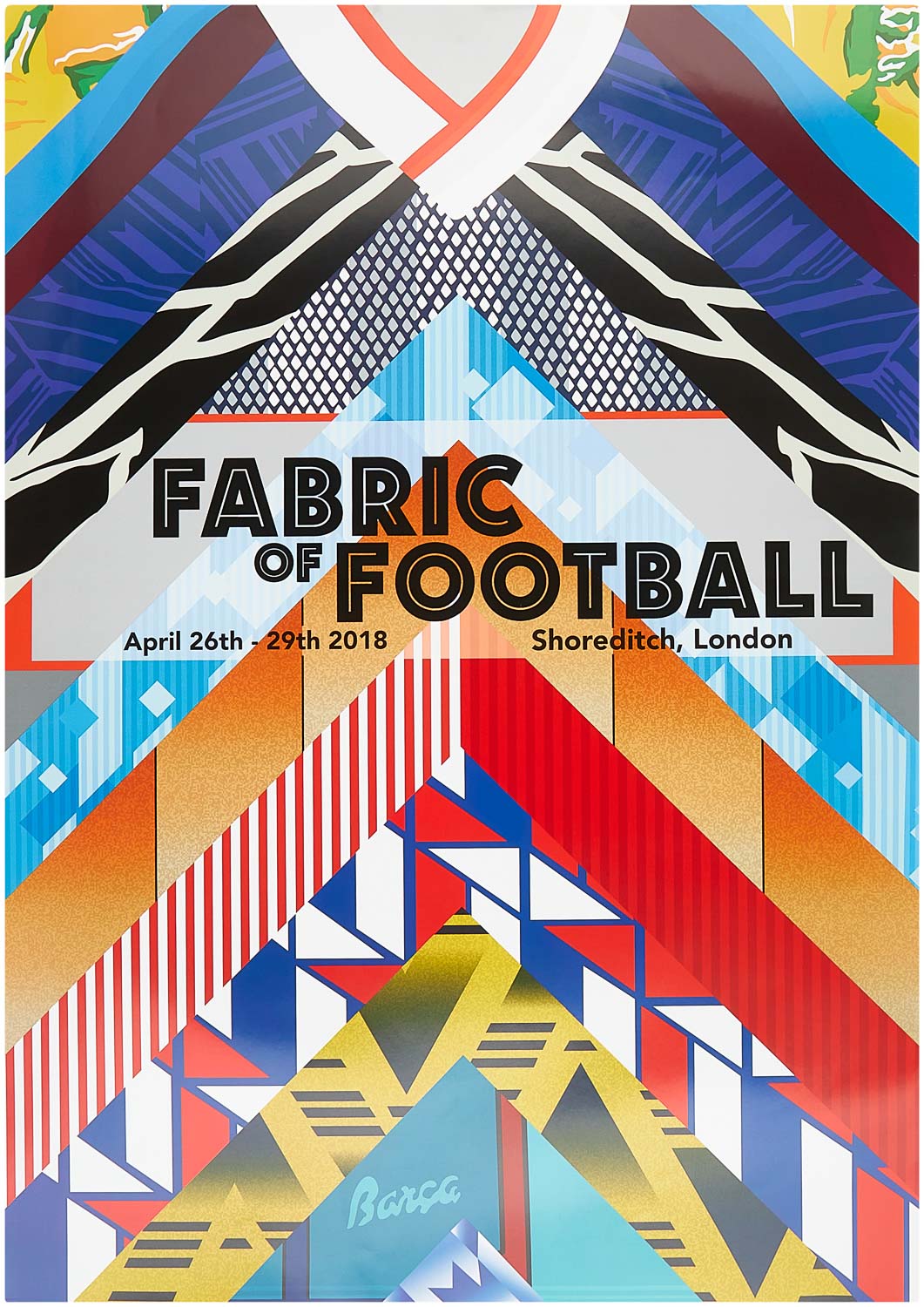 Fabric of Football London Tour Poster (A1)