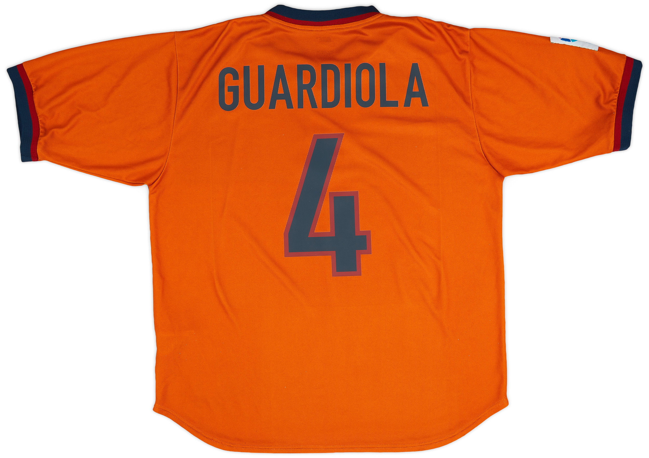 1998-00 Barcelona Third Shirt Guardiola #4 - 9/10 - (XL)