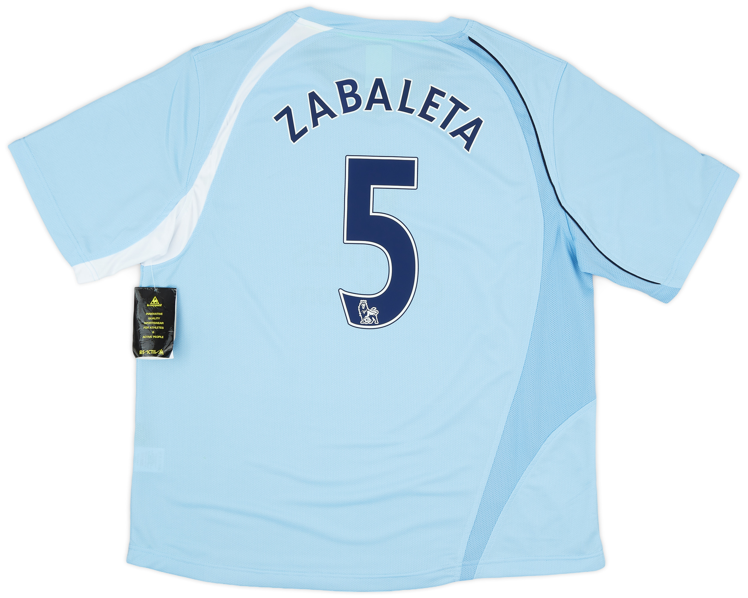 2008-09 Manchester City Home Shirt Zabaleta #5 - (XL)