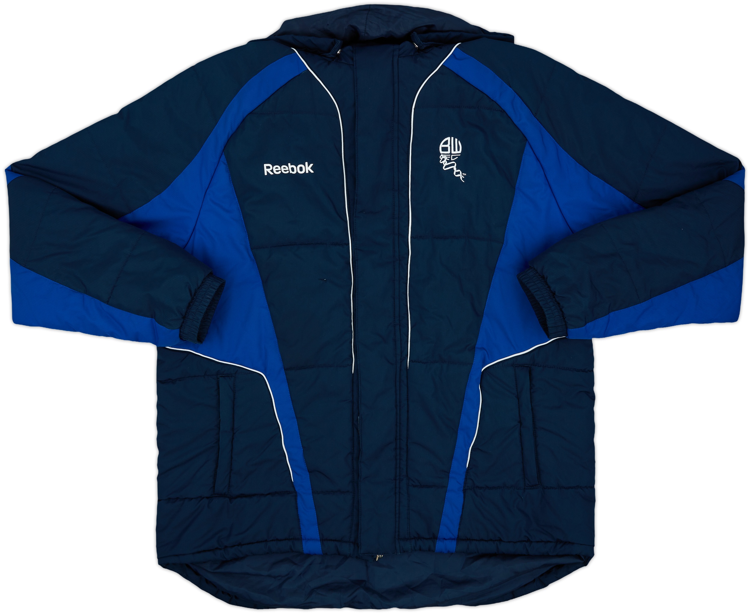 2010-11 Bolton Reebok Padded Bench Coat - 8/10 - (L)