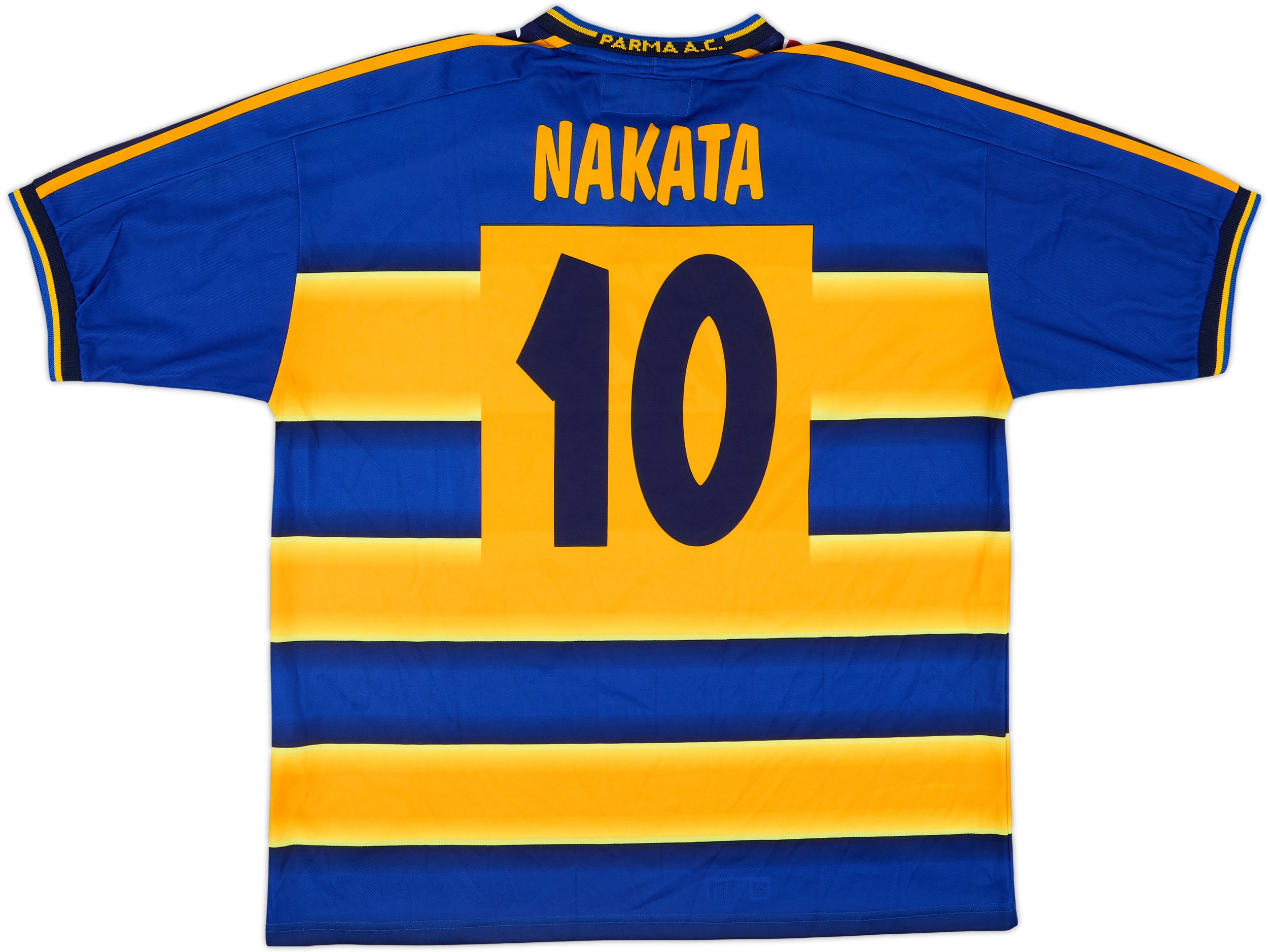 2001-02 Parma Home Shirt Nakata #10 - 9/10 - (XL)
