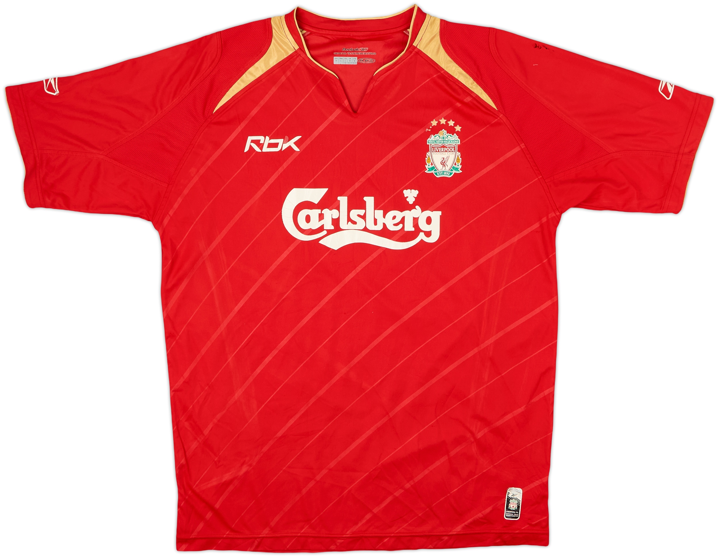 2005-06 Liverpool CL Home Shirt - 5/10 - (M)