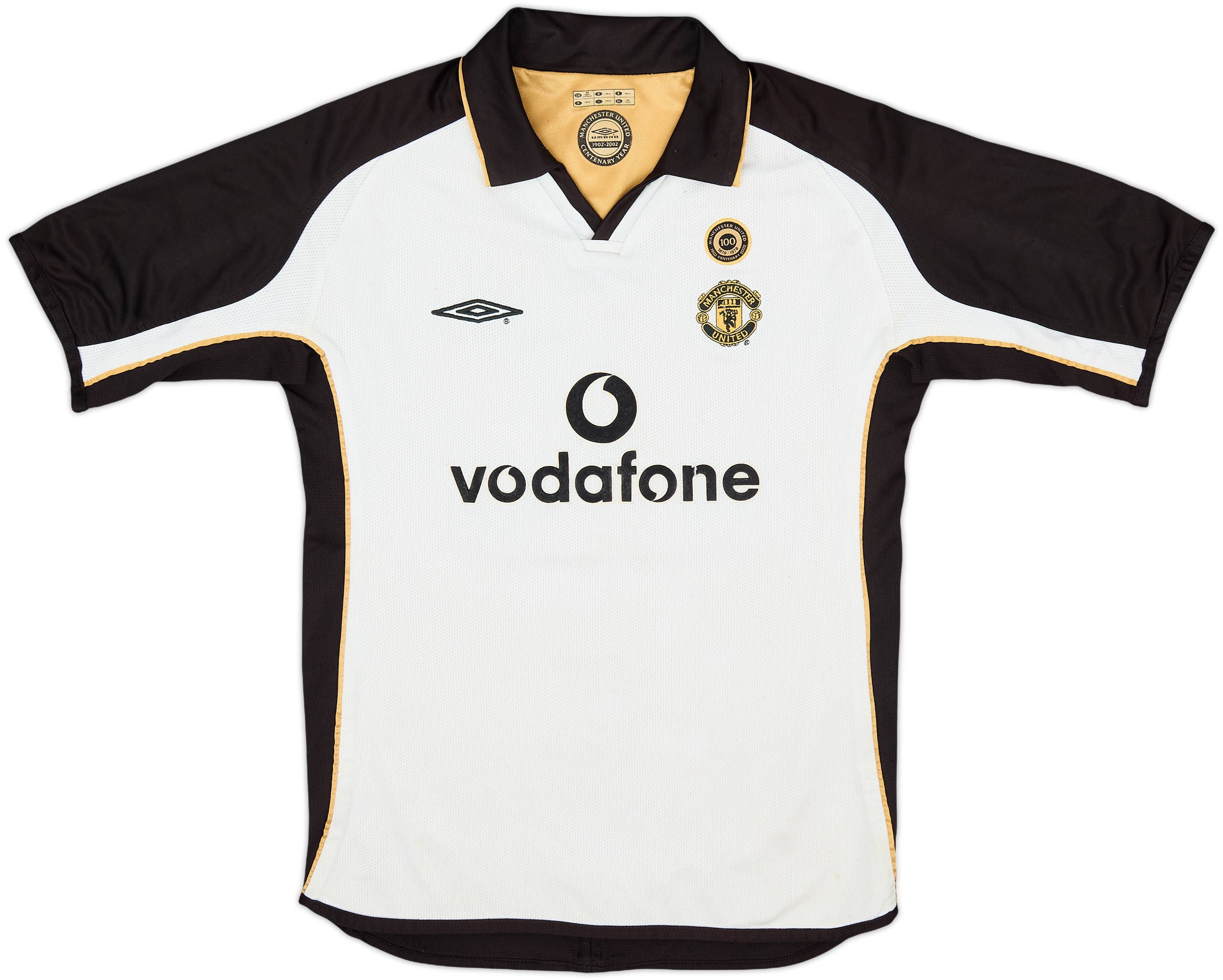 2001-02 Manchester United Centenary Away/Third Shirt - 7/10 - (M.Boys)