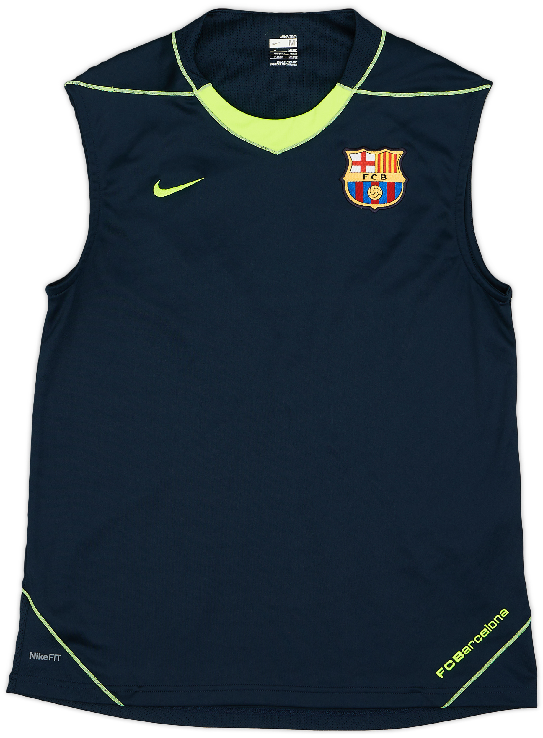 2007-08 Barcelona Nike Training Vest - Excellent 9/10 - (M)