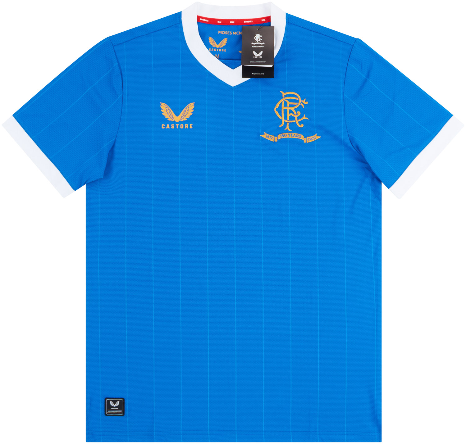 2021-22 Rangers Player Issue Pro '150 Years Anniversary' Home Shirt - NEW