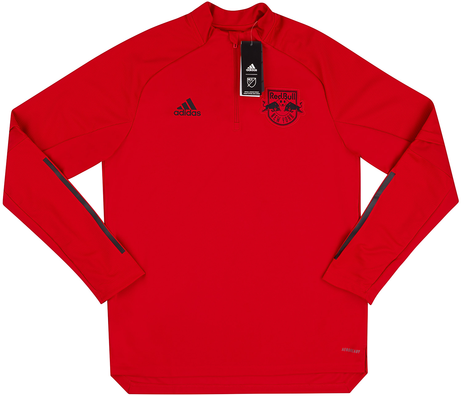 2020 New York Red Bulls adidas 1/4 Zip Training Top - NEW