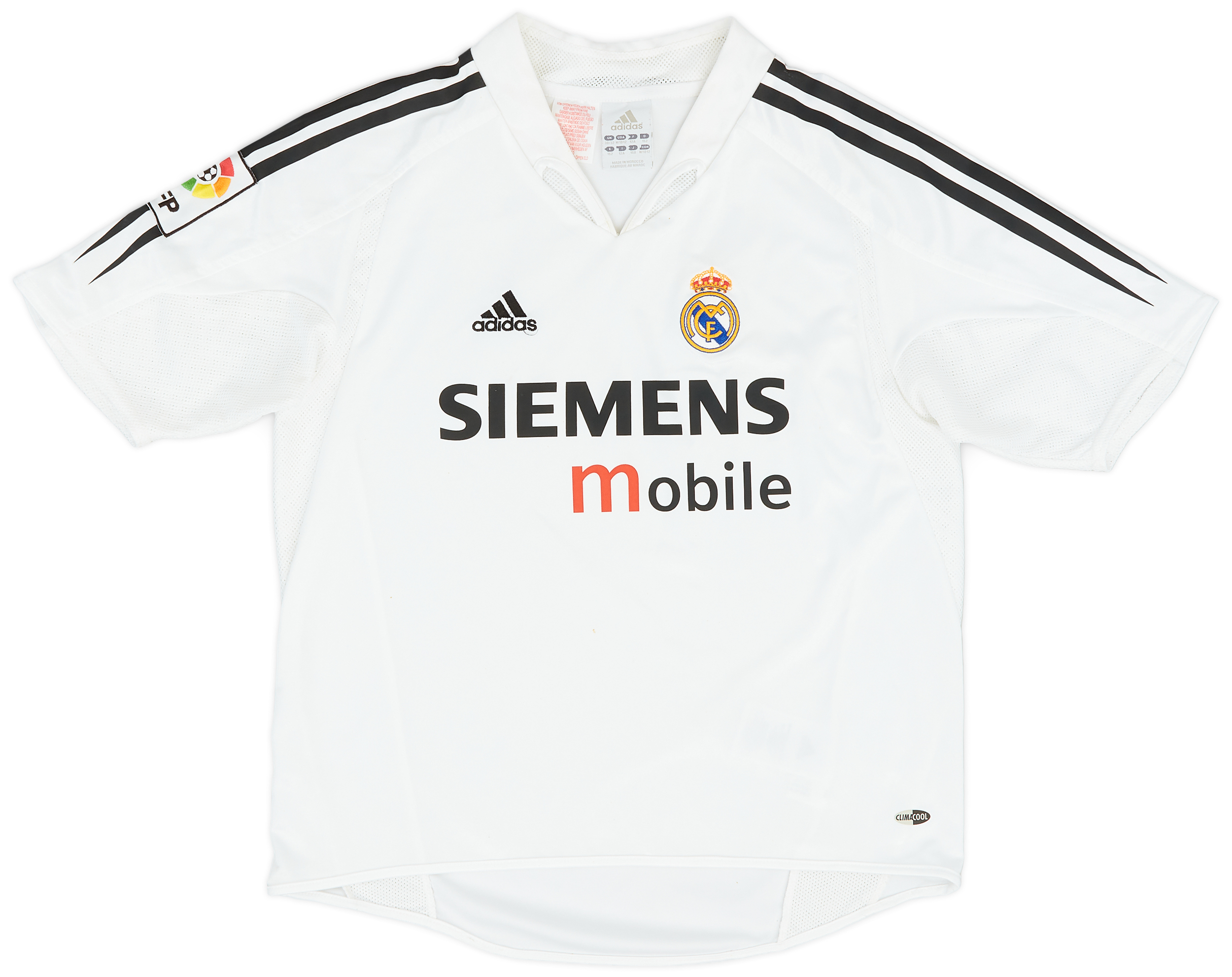 2004-05 Real Madrid Home Shirt - 8/10 - (M.Boys)