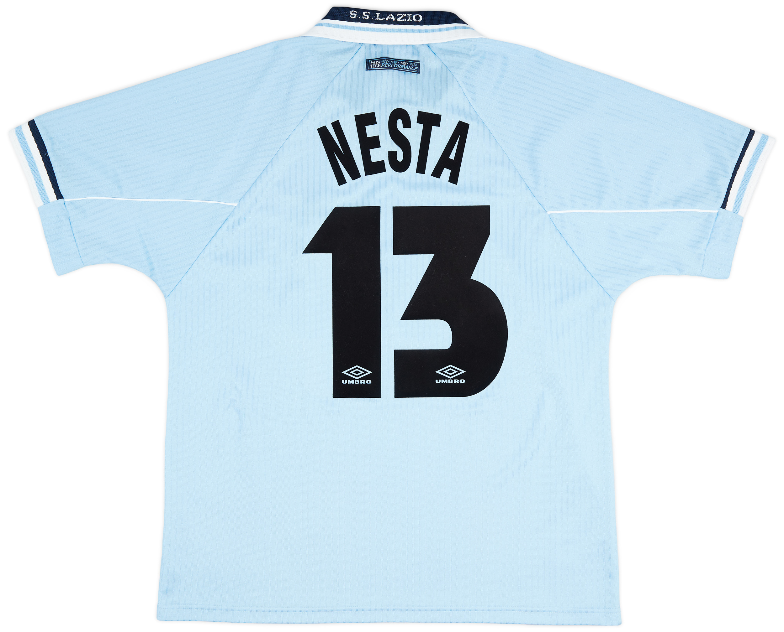 1997-98 Lazio Home Shirt Nesta #13 - 9/10 - (L) 1997-98 Lazio Home Shirt Nesta #13 - 9/10 - (L)