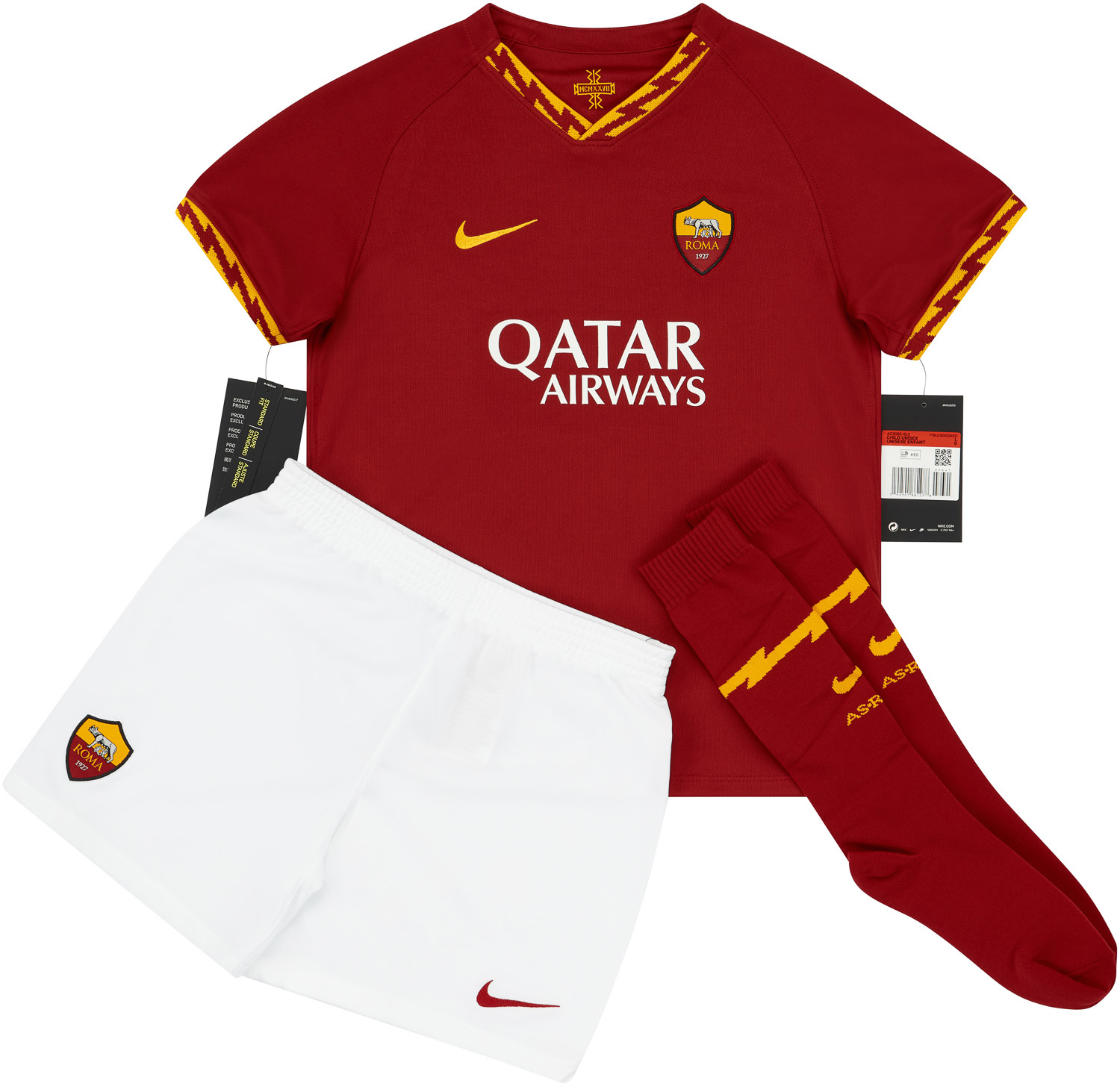 2019-20 Roma Home Full Kit - NEW - (Little Kids)