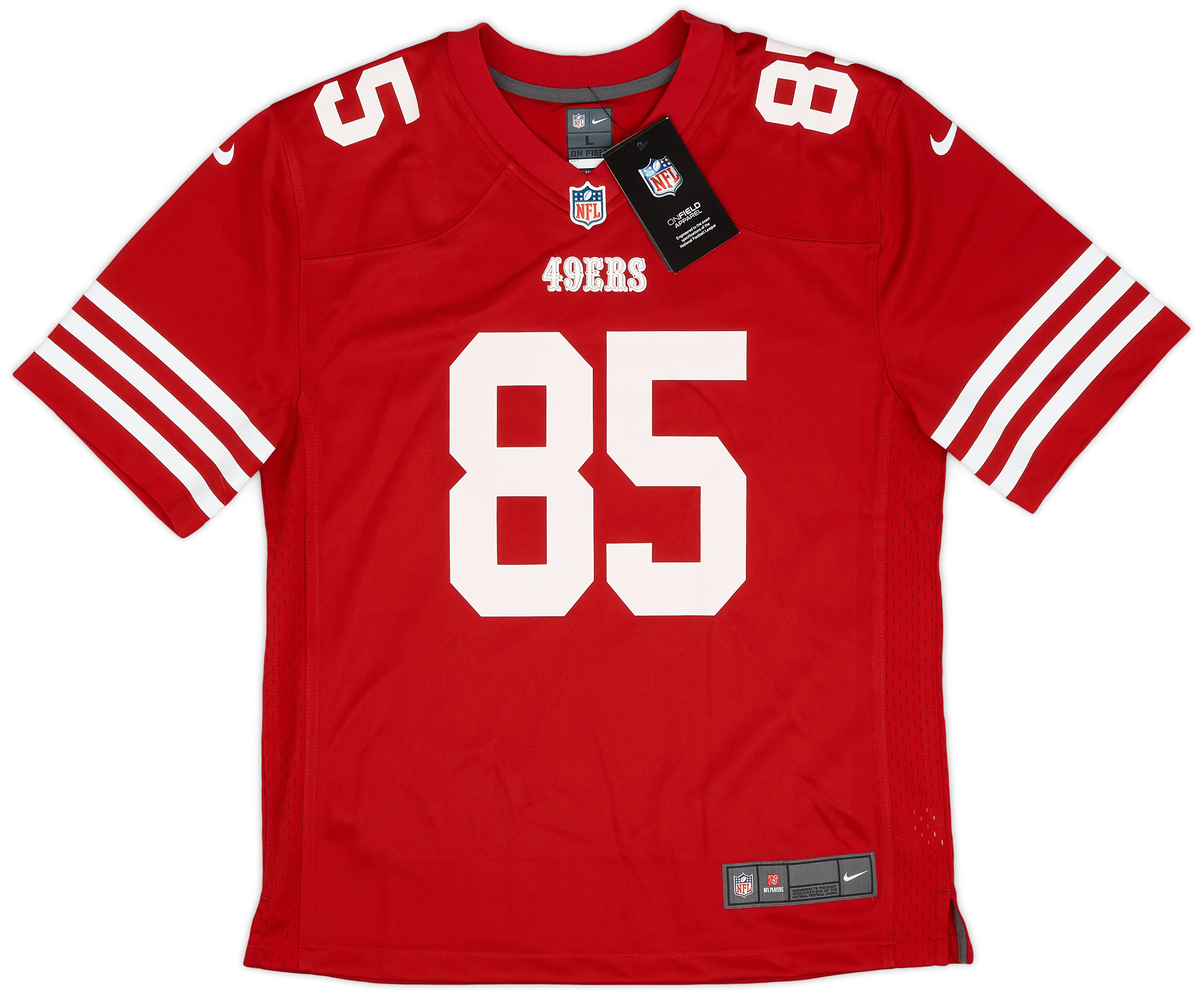 2022-23 San Francisco 49ers Kittle #85 Nike Game Home Jersey (L.Kids)
