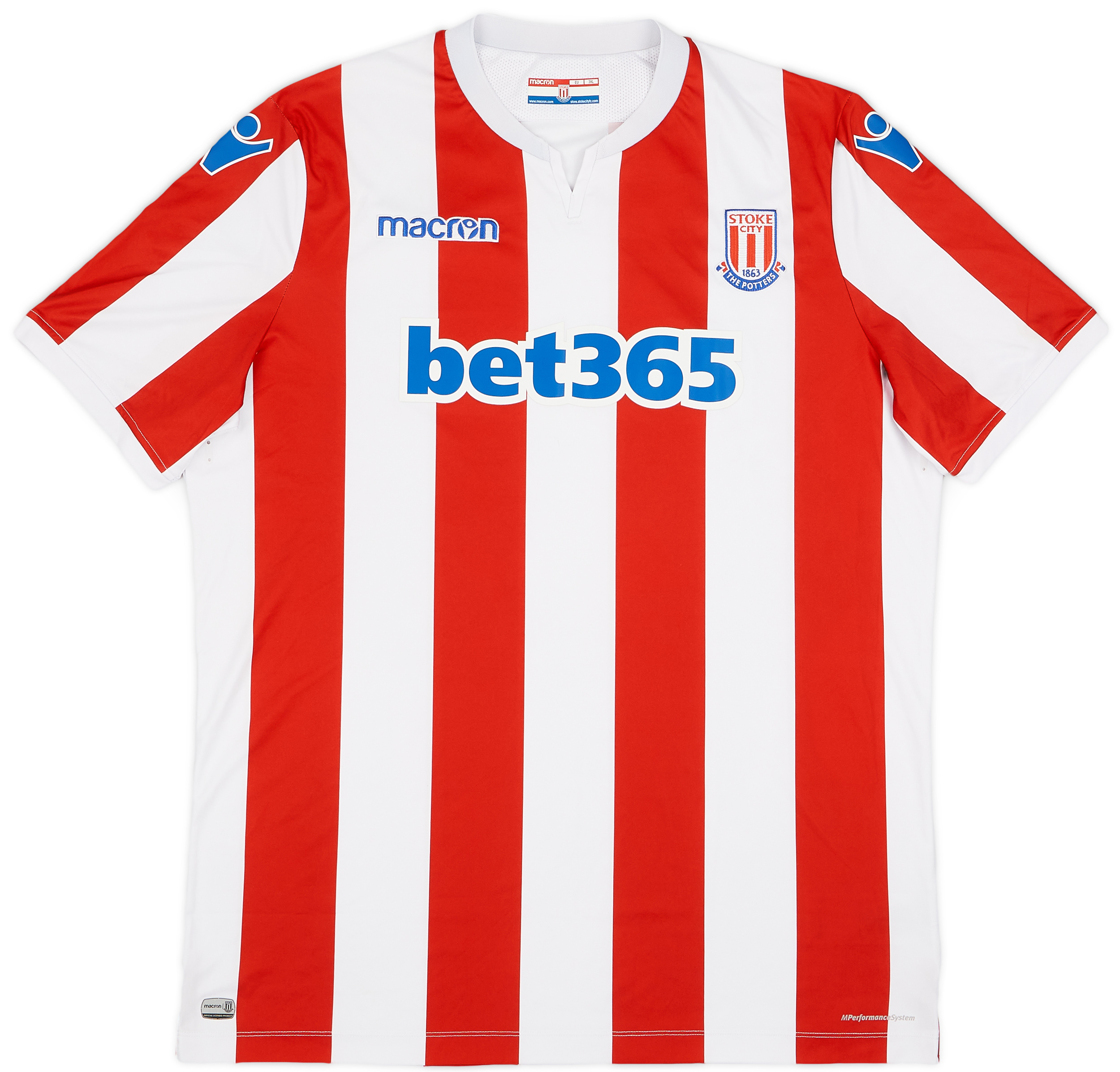 2018-19 Stoke City Home Shirt - 8/10 - (3XL)