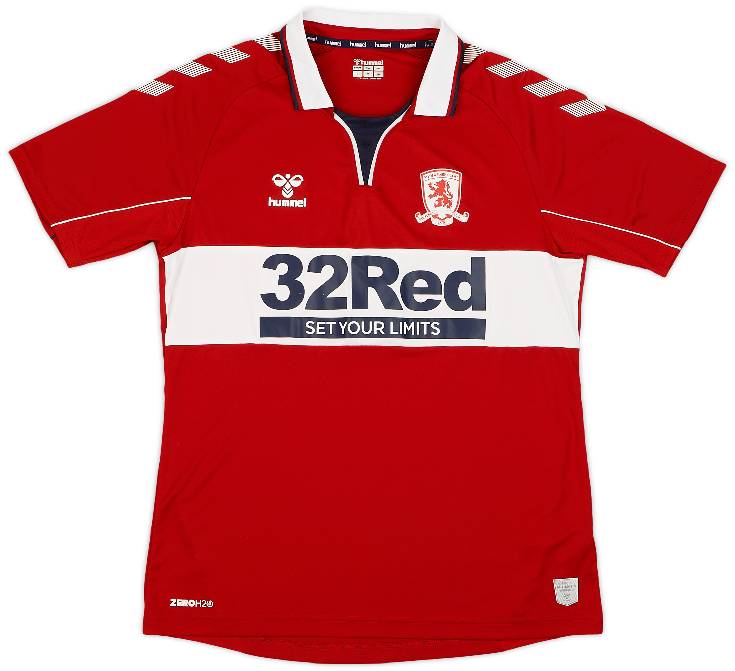 2020-21 Middlesbrough Home Shirt - 9/10 - (L)