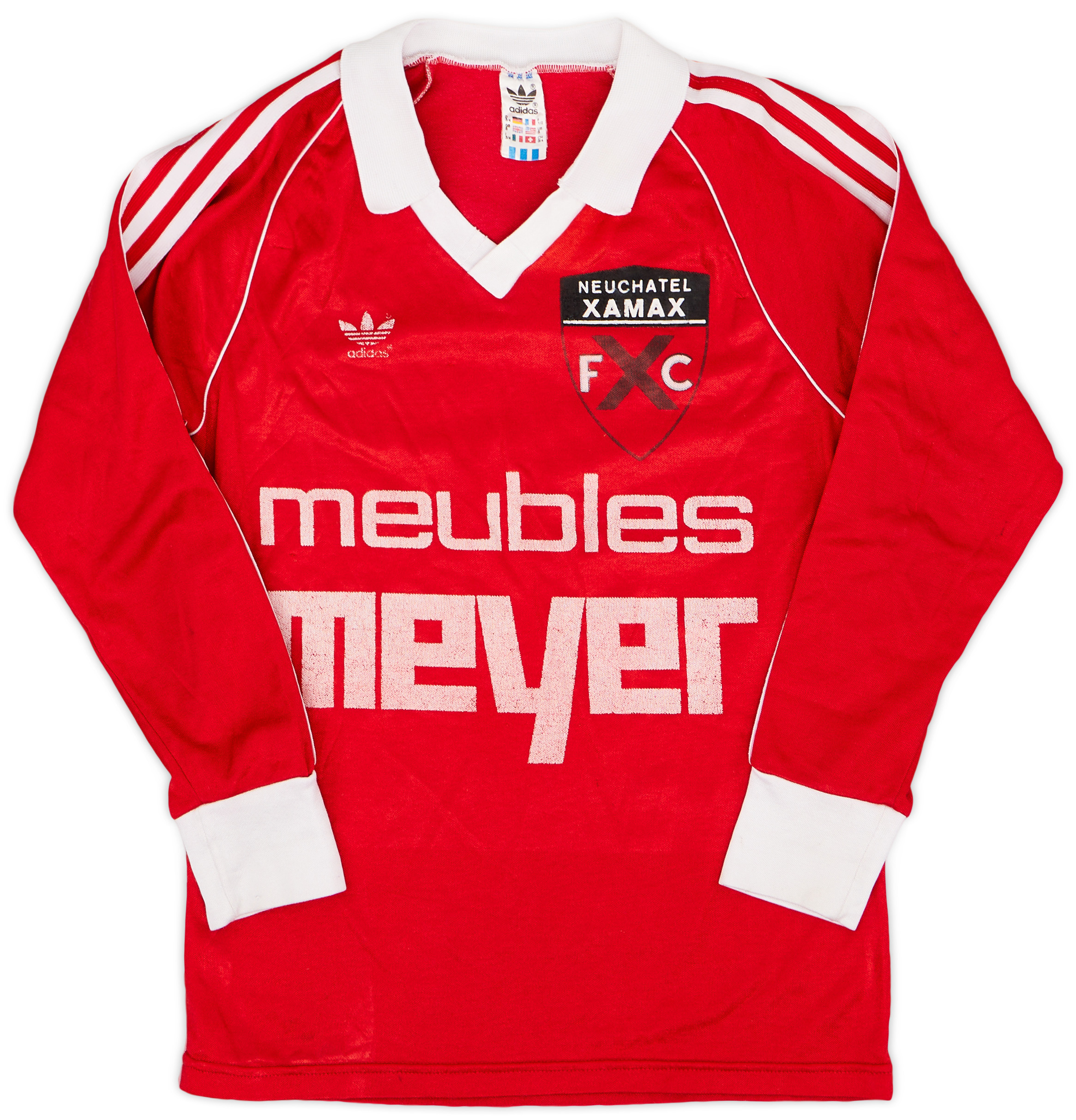 1980-82 Neuchatel Xamax Home L/S Shirt - 7/10 - (S)