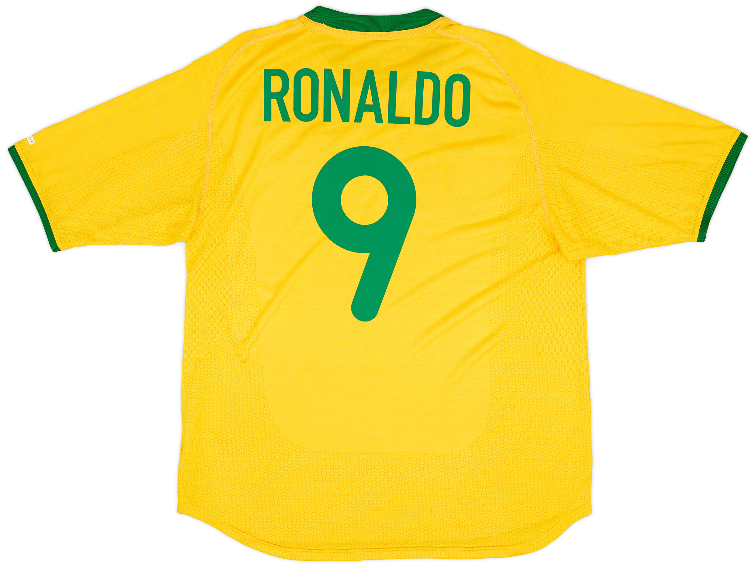 2000-02 Brazil Home Shirt Ronaldo #9 - 5/10 - (L)