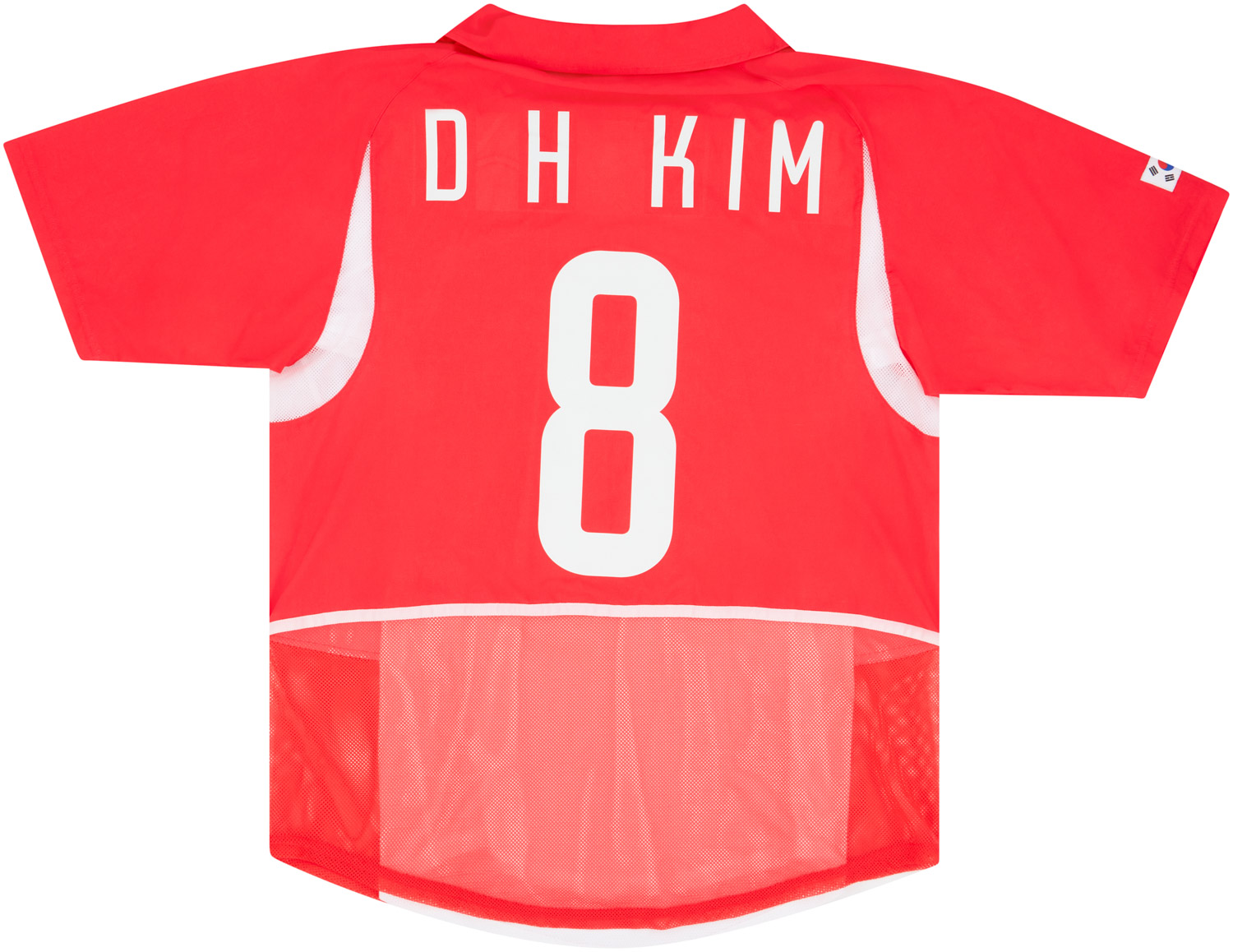 2002-03 South Korea Player Issue Home Shirt D H Kim #8 (Excellent) L 2002-03 South Korea Player Issue Home Shirt D H Kim #8 (Excellent) L