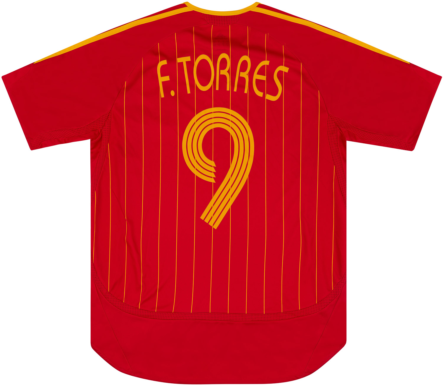 2006-08 Spain Home Shirt Torres #9 (Excellent - 9/10)