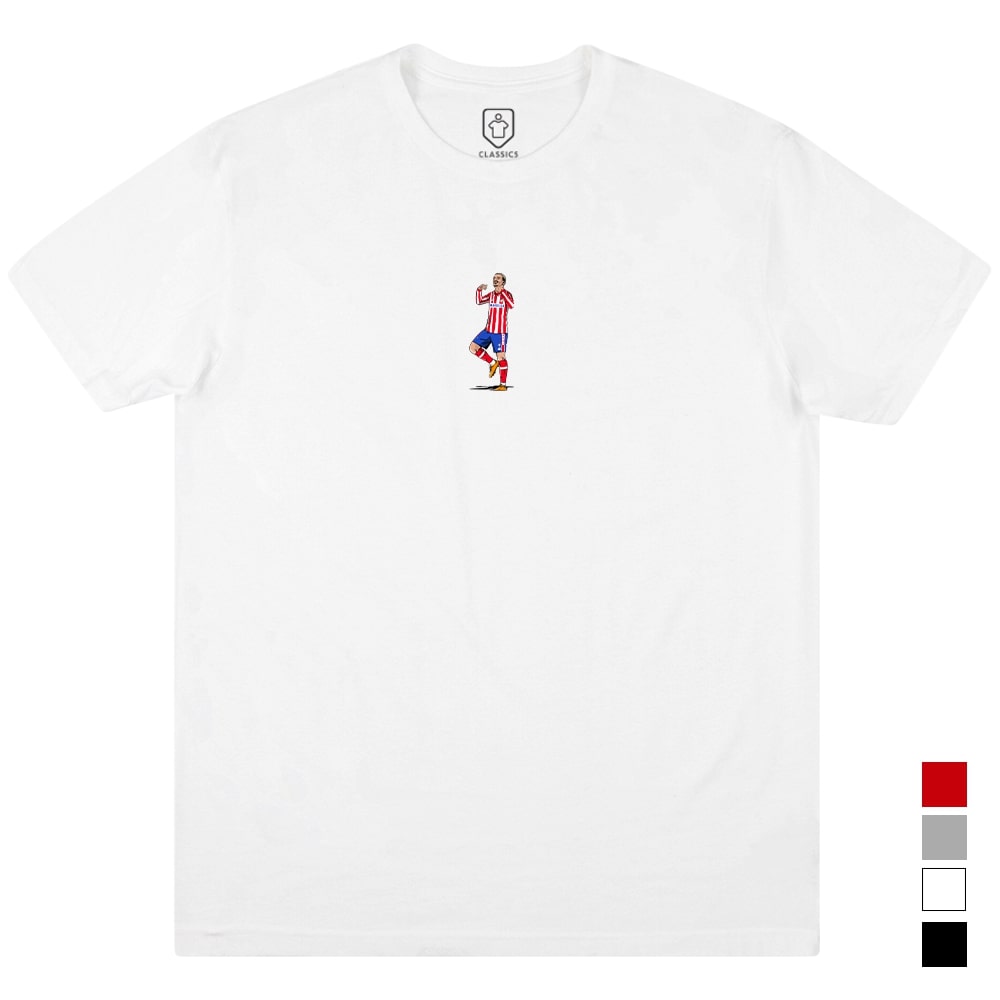 Antoine Griezmann 97/98 Atlético Madrid Home Shirt Graphic Tee