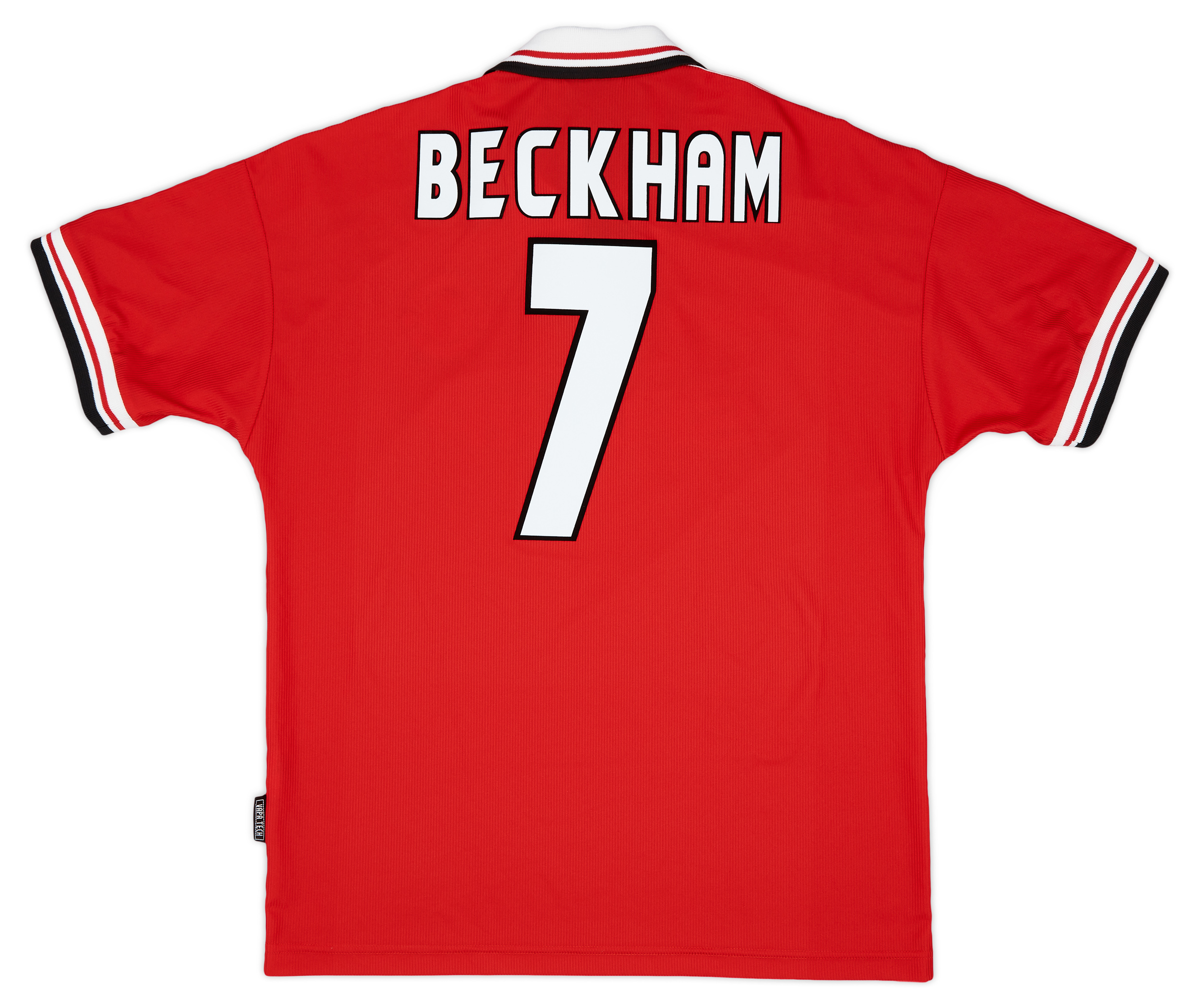 1998-00 Manchester United Home Shirt Beckham #7 - Excellent 9/10 - (L)