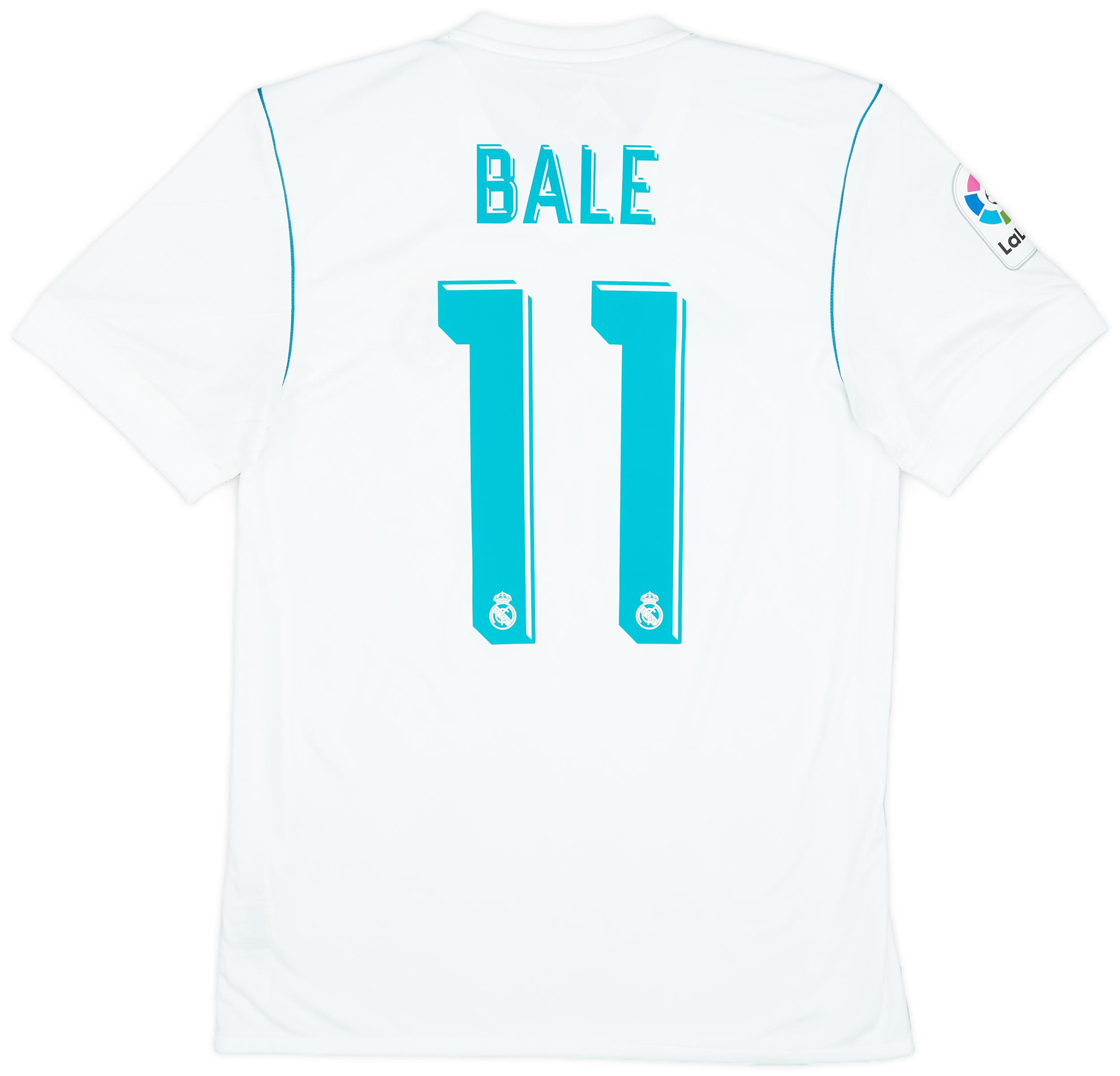 2017-18 Real Madrid Home Shirt Bale #11 (S)
