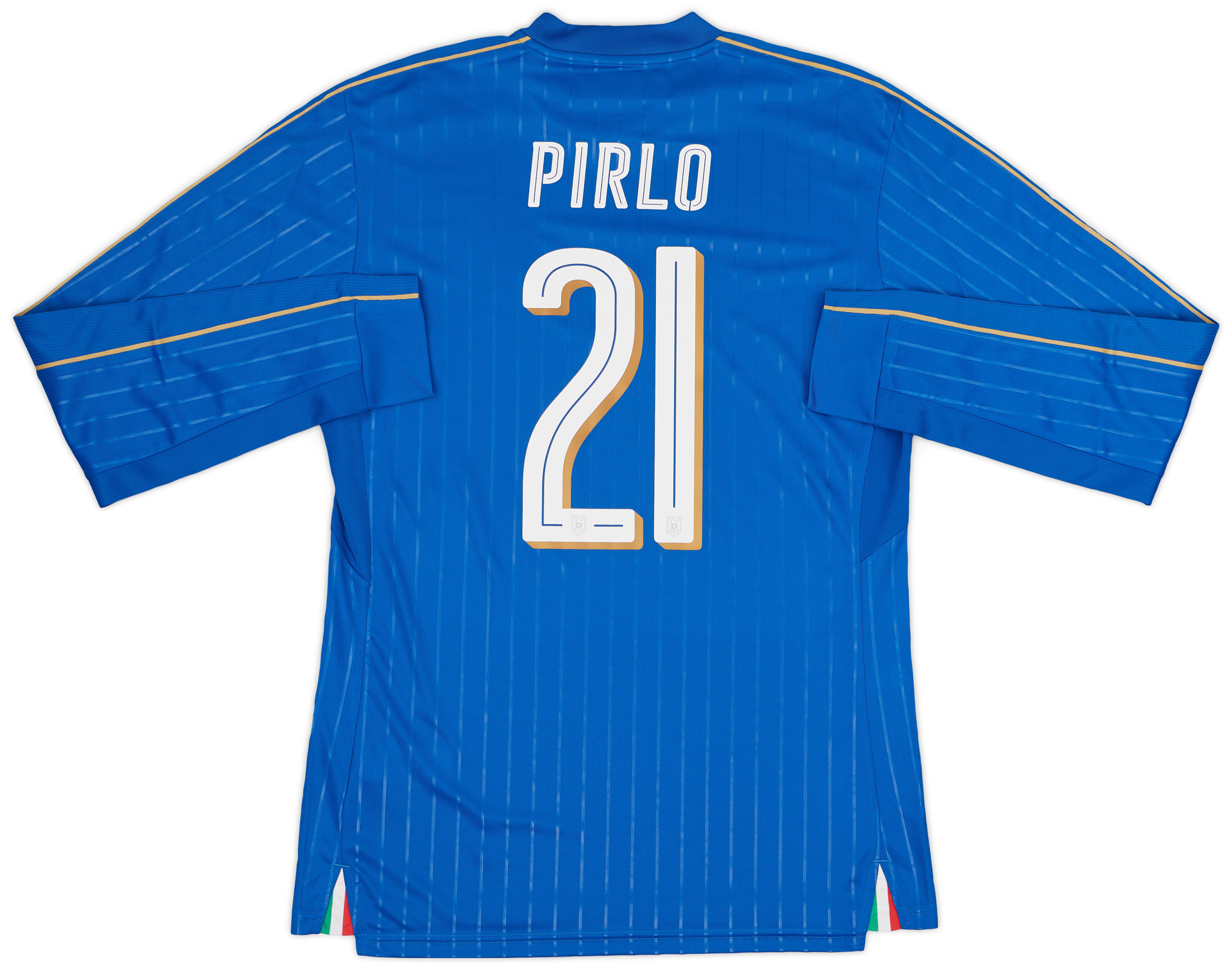 2016-17 Italy Home L/S Shirt Pirlo #21 (L)