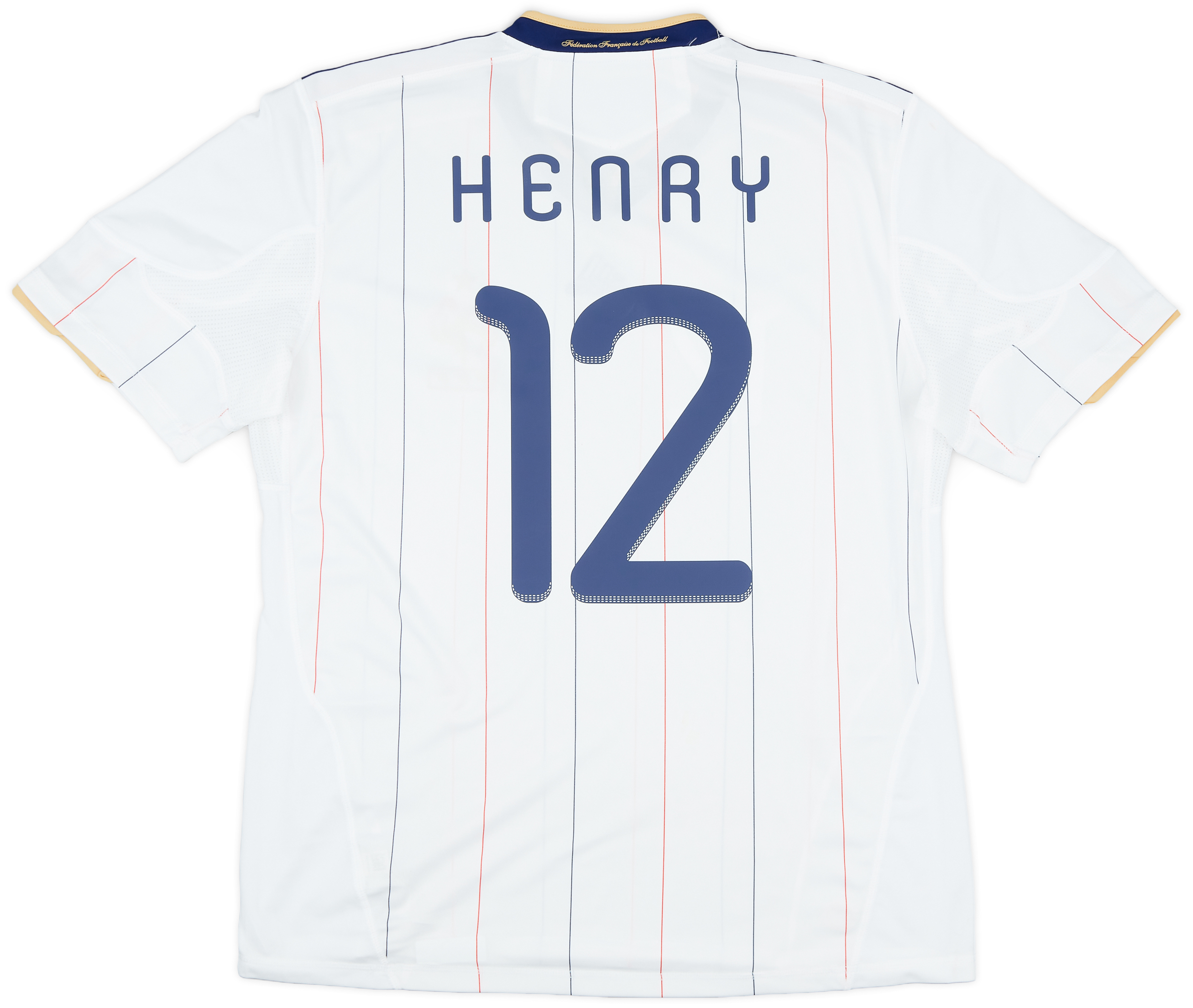 2009-10 France Away Shirt Henry #12 - Excellent 8/10 - (L)