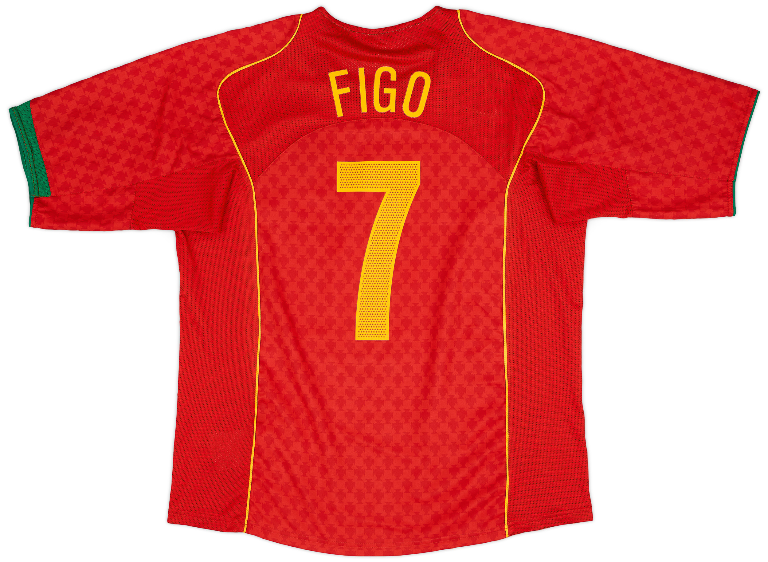 2004-06 Portugal Home Shirt Figo #7 - Excellent 9/10 - (XL)