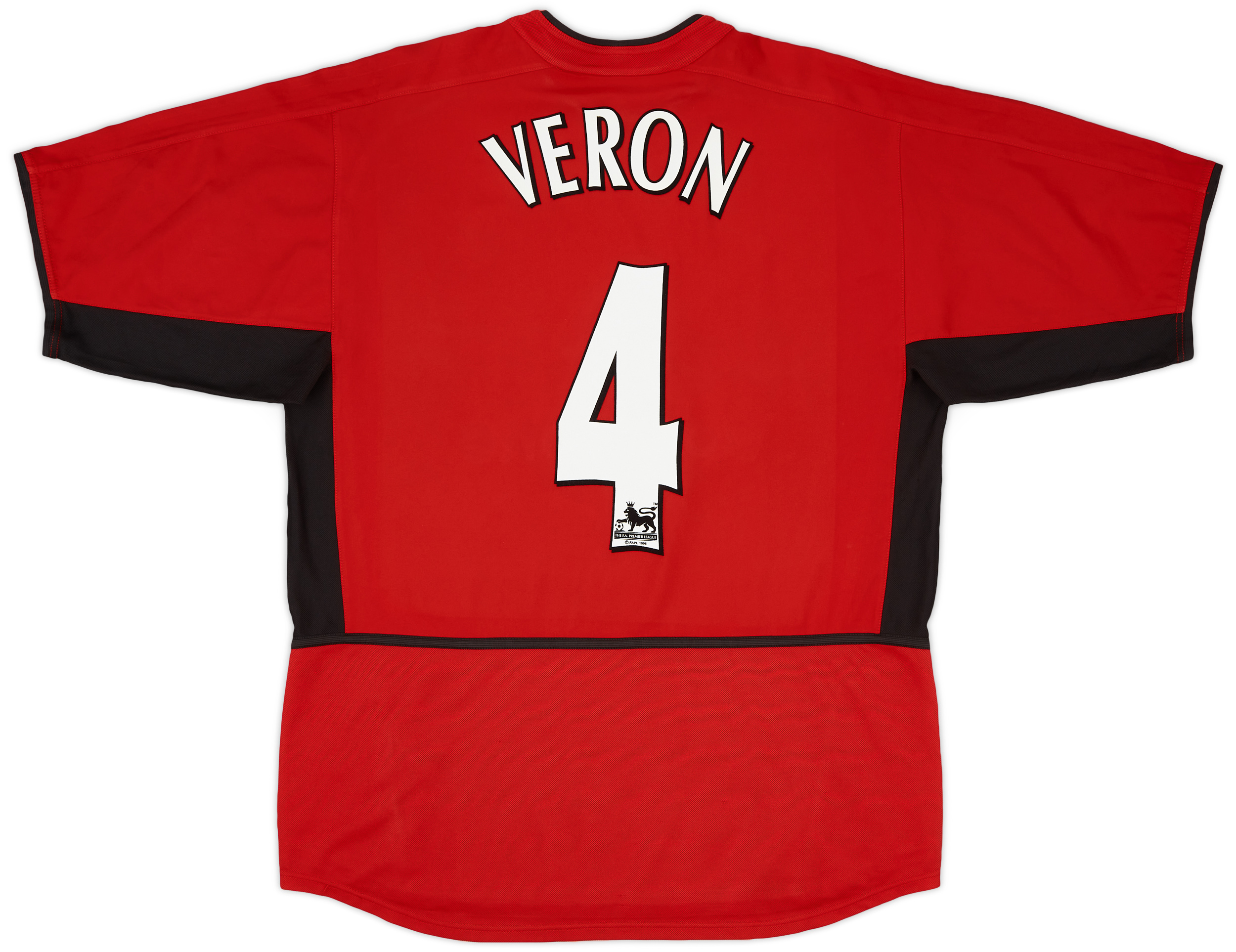 2002-04 Manchester United Home Shirt Veron #4 - 8/10 - (L)
