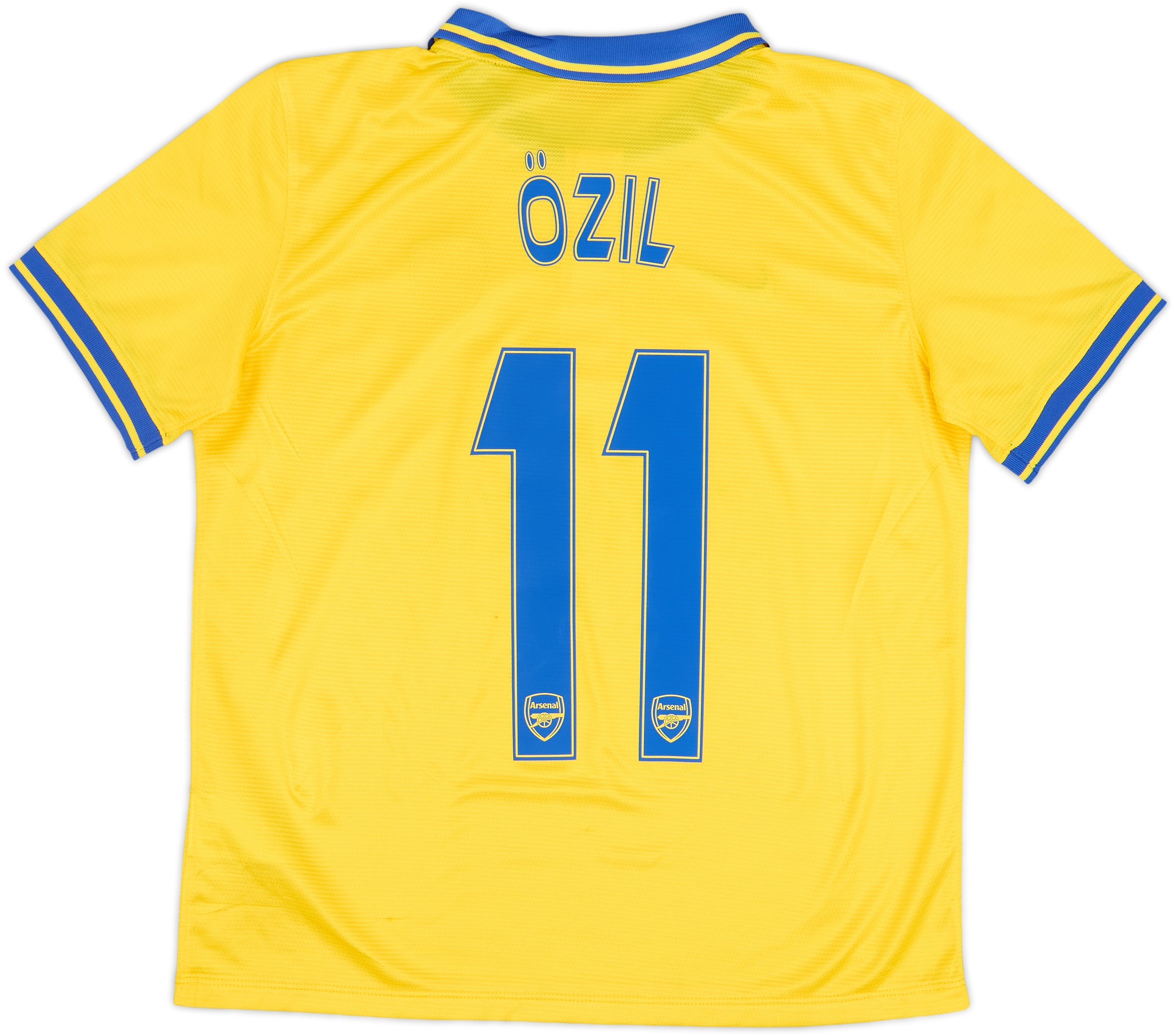 2013-14 Arsenal Away Shirt Ozil #11 - 8/10 - (XL.Boys)