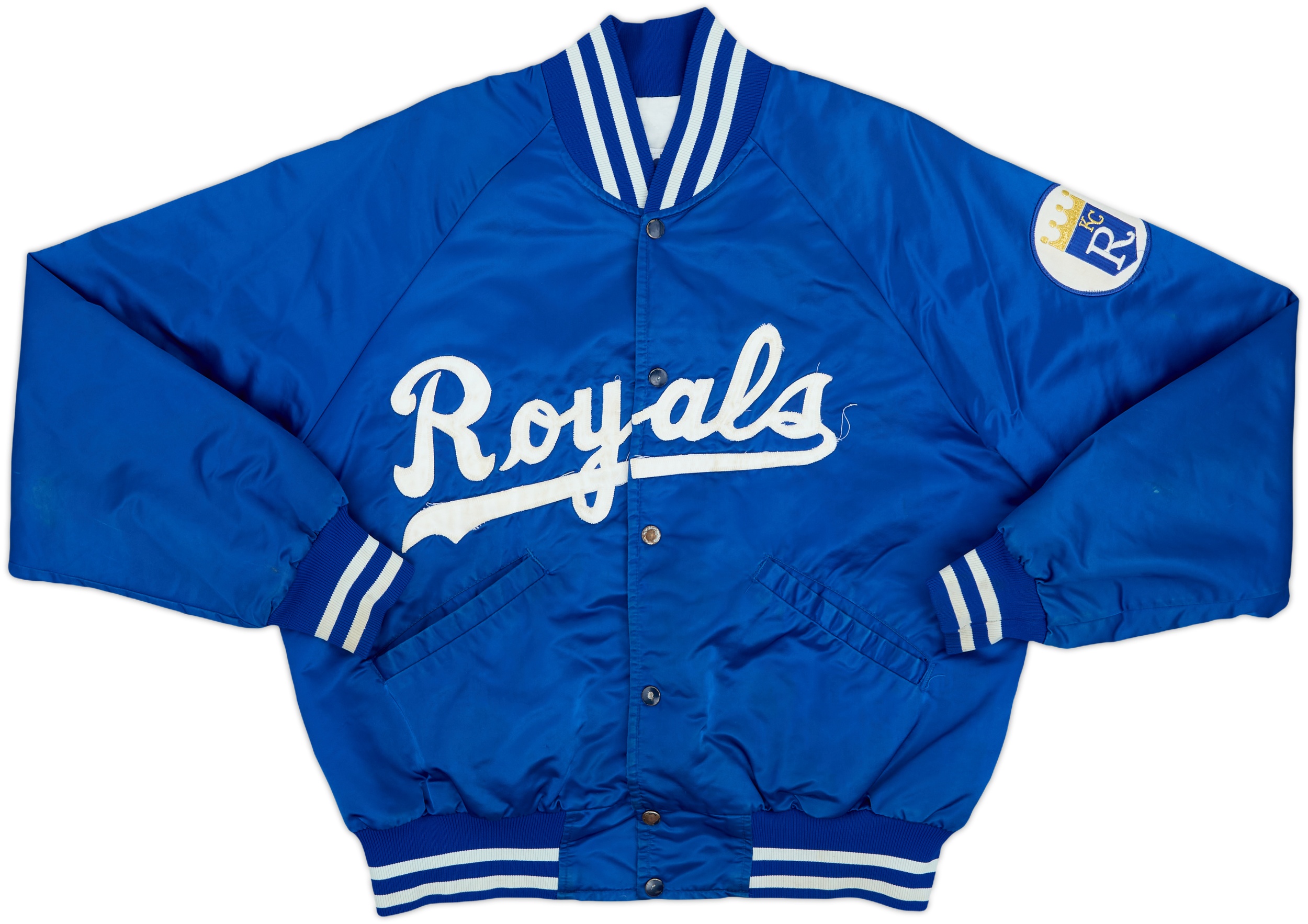 1980s Kansas City Royals Starter Satin Varsity Jacket - 6/10 - (XL)