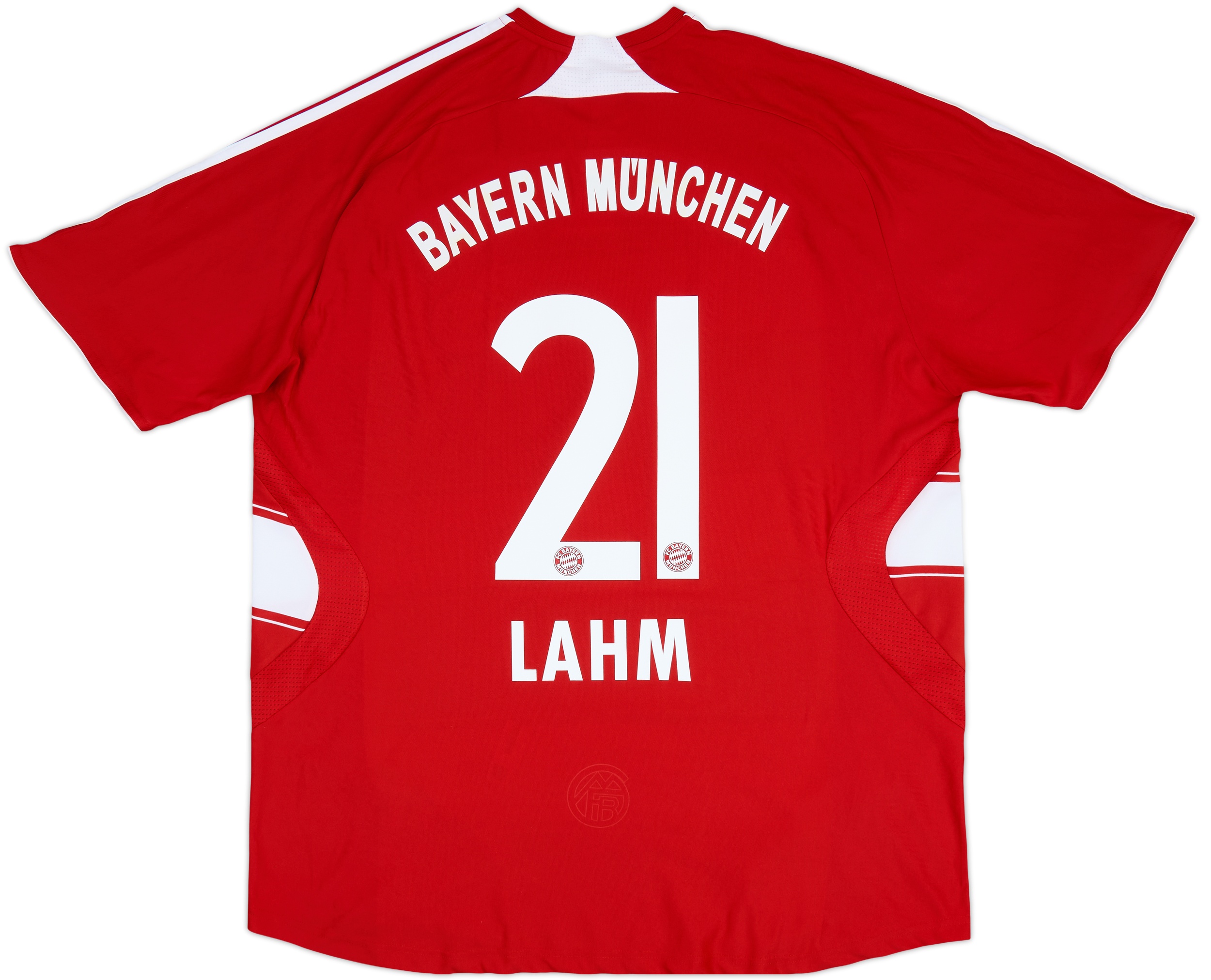 2007-08 Bayern Munich Home Shirt Lahm #21 - 8/10 - (XL)