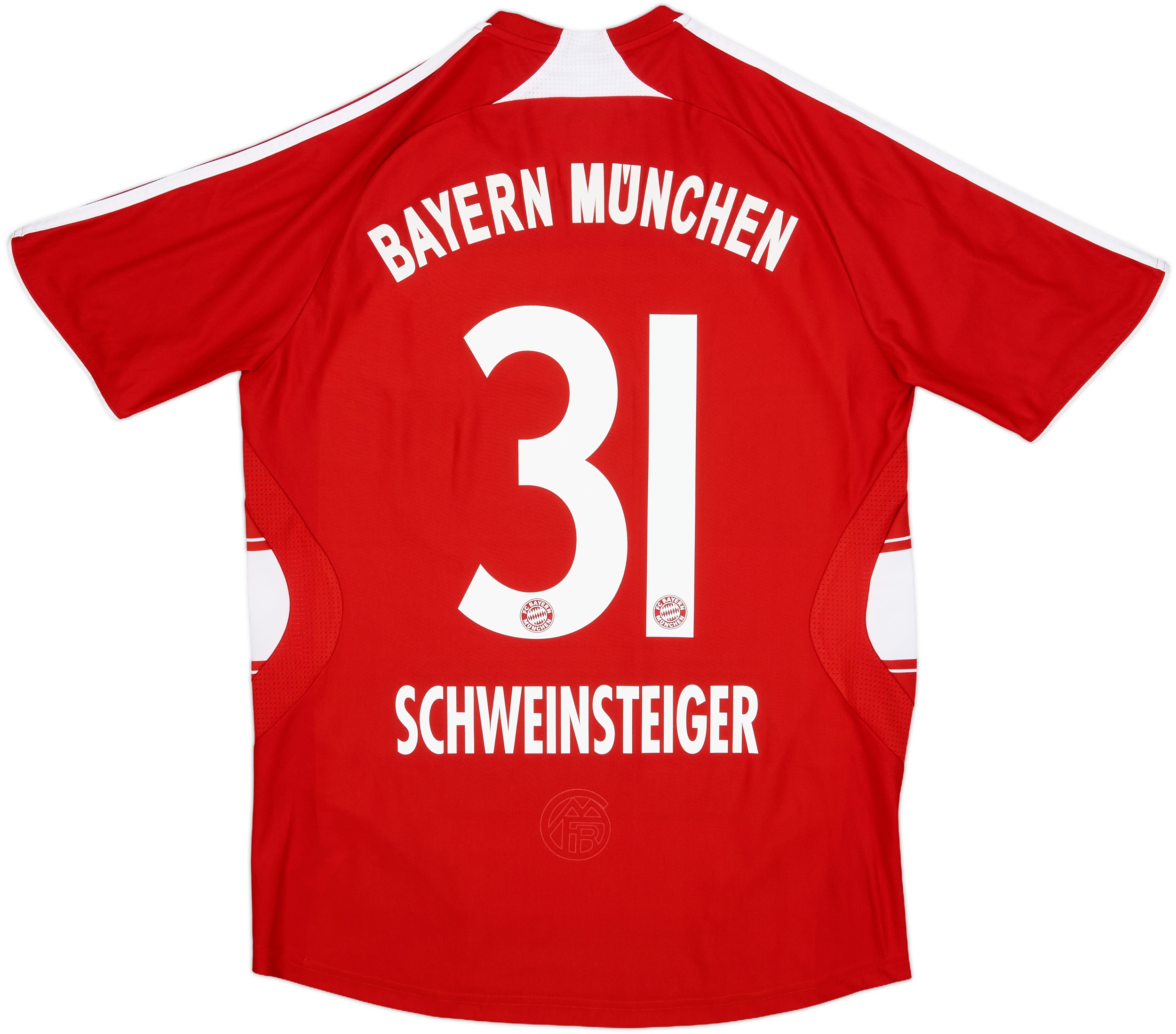 2007-08 Bayern Munich Home Shirt Schweinsteiger #31 - 6/10 - (S)