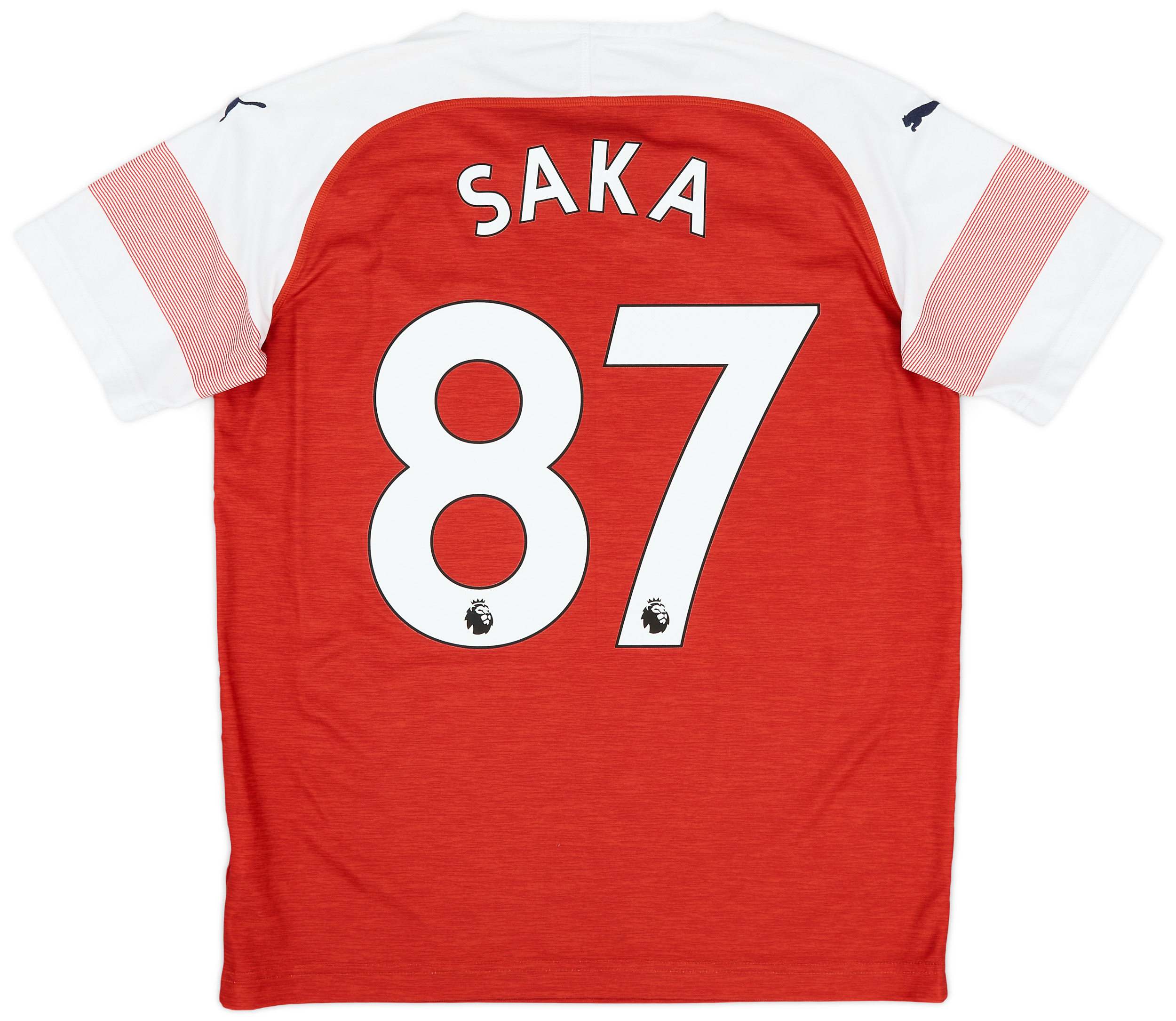 2018-19 Arsenal Home Shirt Saka #87 - 8/10 - (XXL.Boys)
