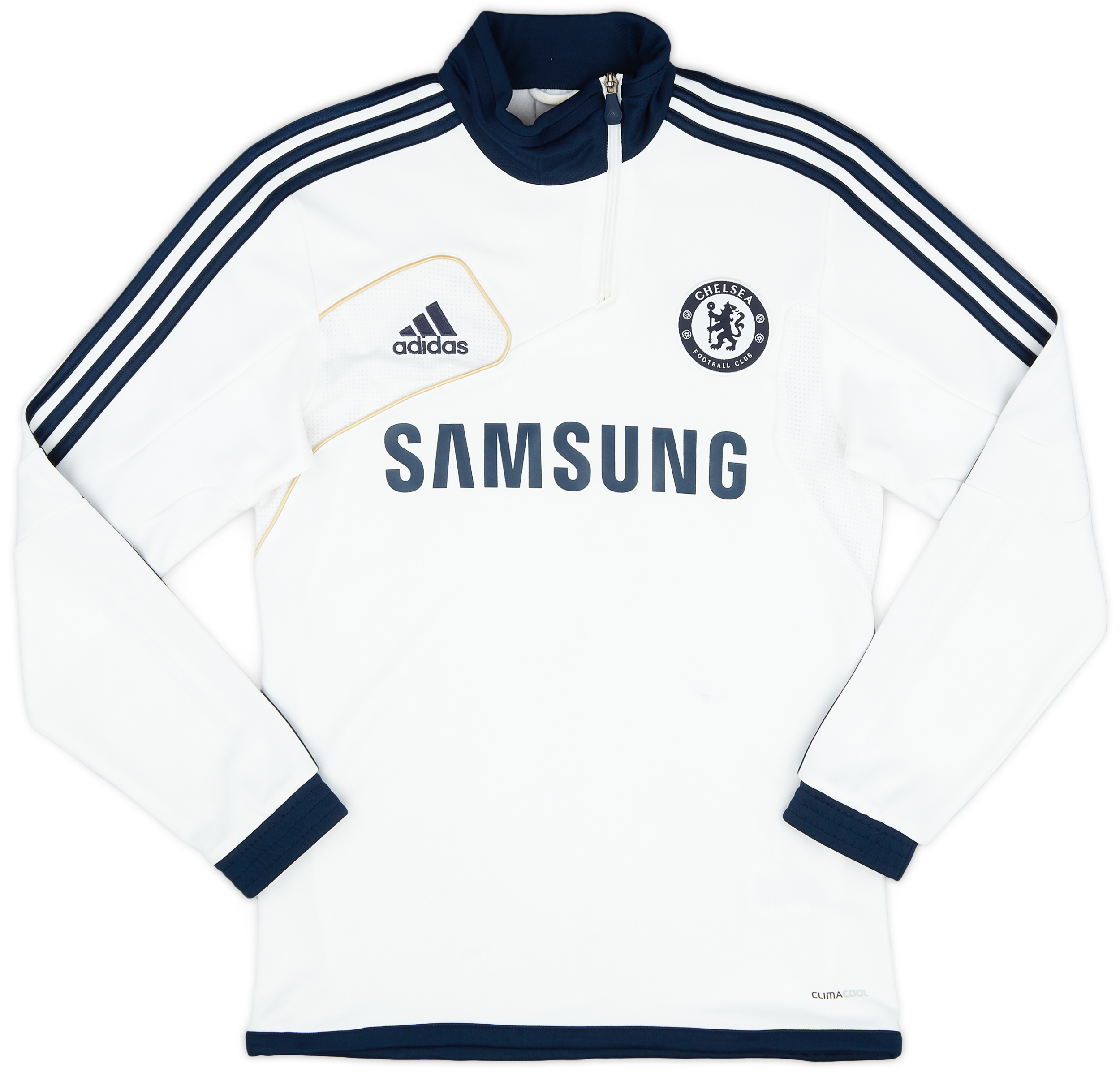 2012-13 Chelsea adidas 1/4 Zip Training Top - 8/10 - (S)
