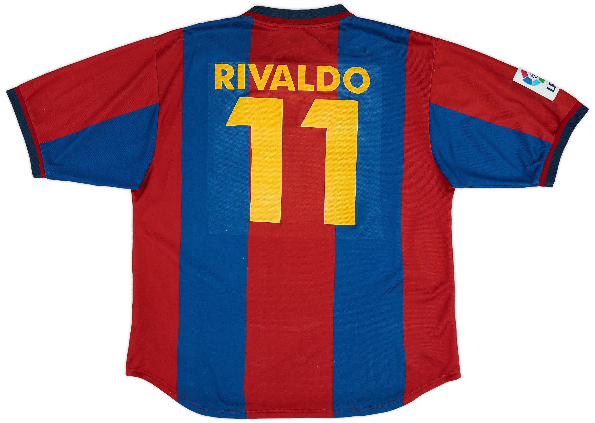 1998-00 Barcelona Home Shirt Rivaldo #11 - 6/10 - (XL)