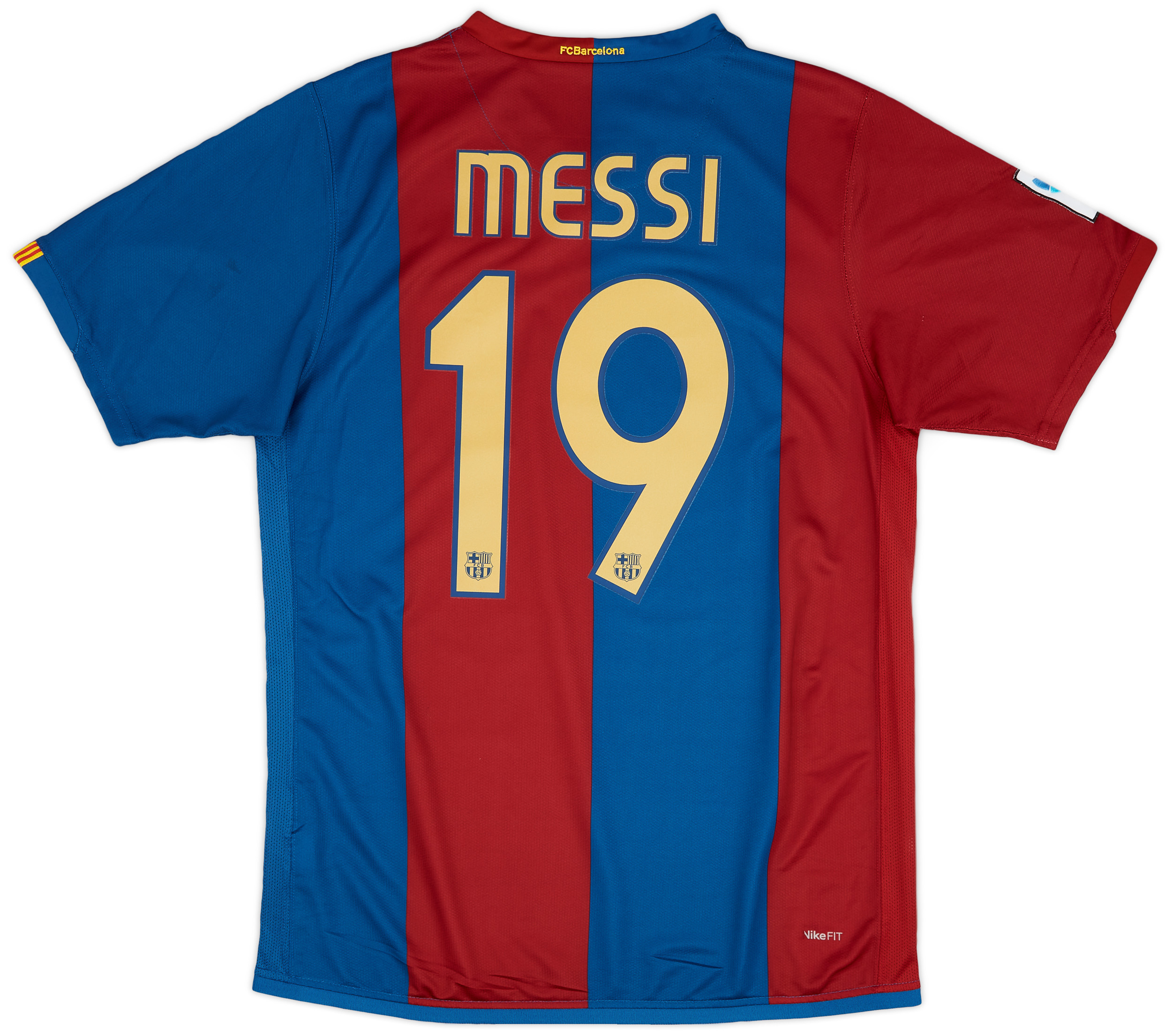 2006-07 Barcelona Home Shirt Messi #19 - 8/10 - (M)