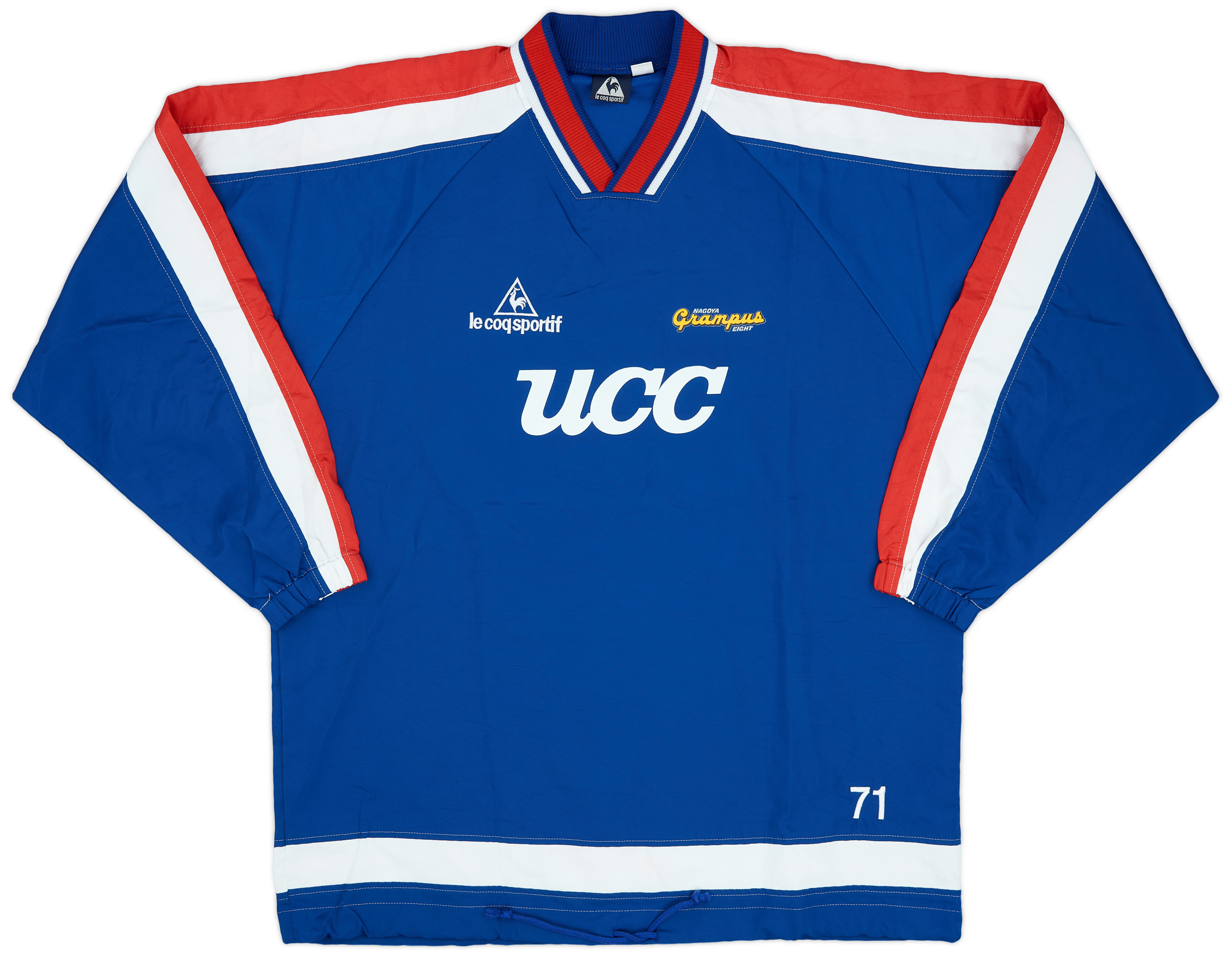 1998 Nagoya Grampus Eight Player Issue Training Shell Top #71 - 9/10 - (XL)