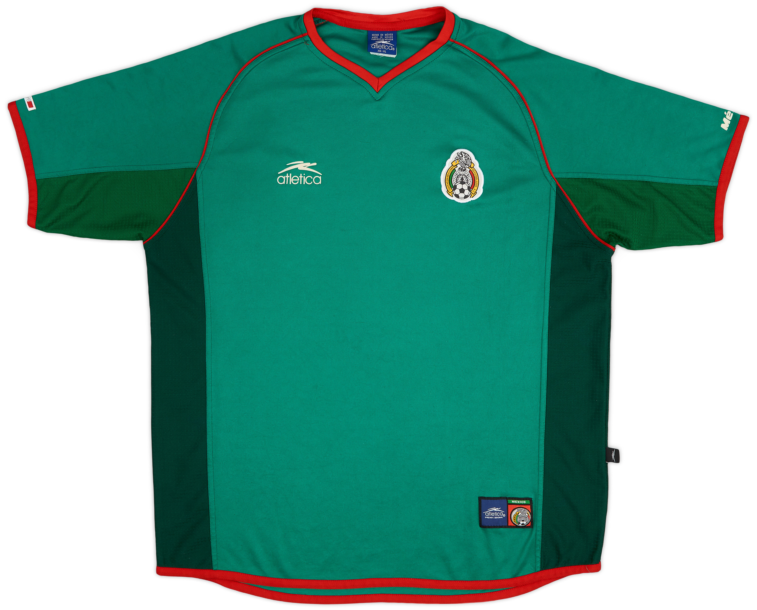 2002 03 Mexico Home Shirt 9 10 XL 2002 03 Mexico Home Shirt 9 10 XL