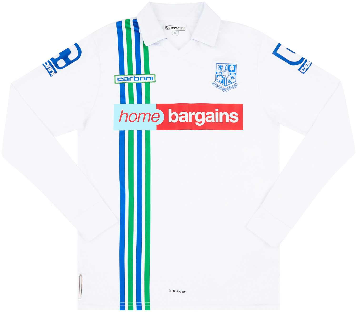 2015-16 Tranmere Rovers Home L/S Shirt - 6/10 - (S)