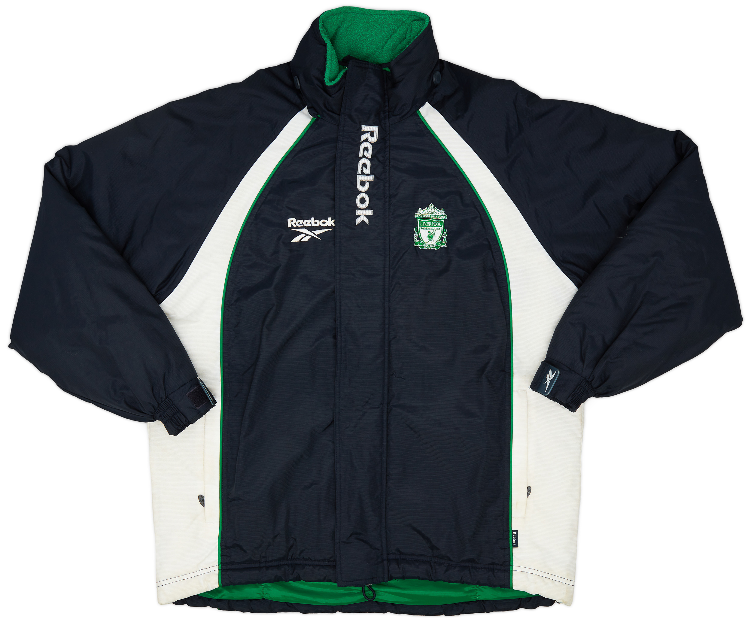 1999-01 Liverpool Reebok Padded Bench Coat - 8/10 - (S)
