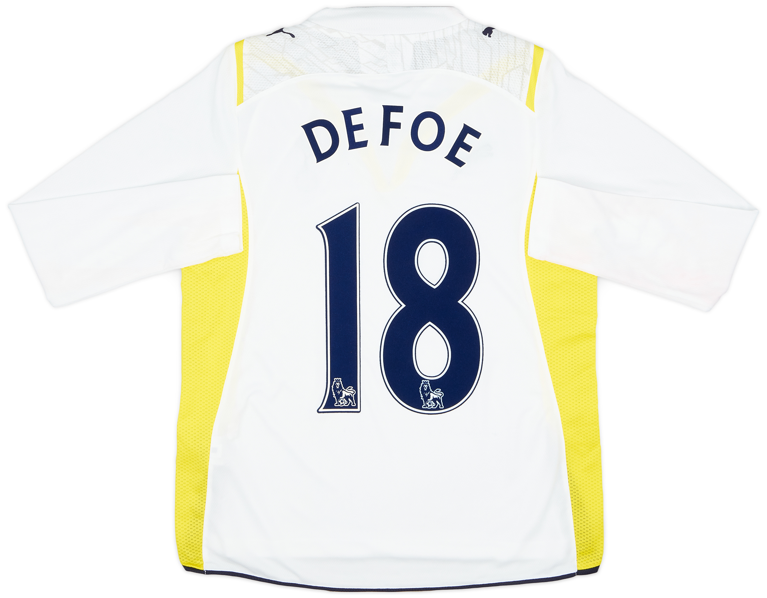 2009-10 Tottenham Home L/S Shirt Defoe #18 (S)