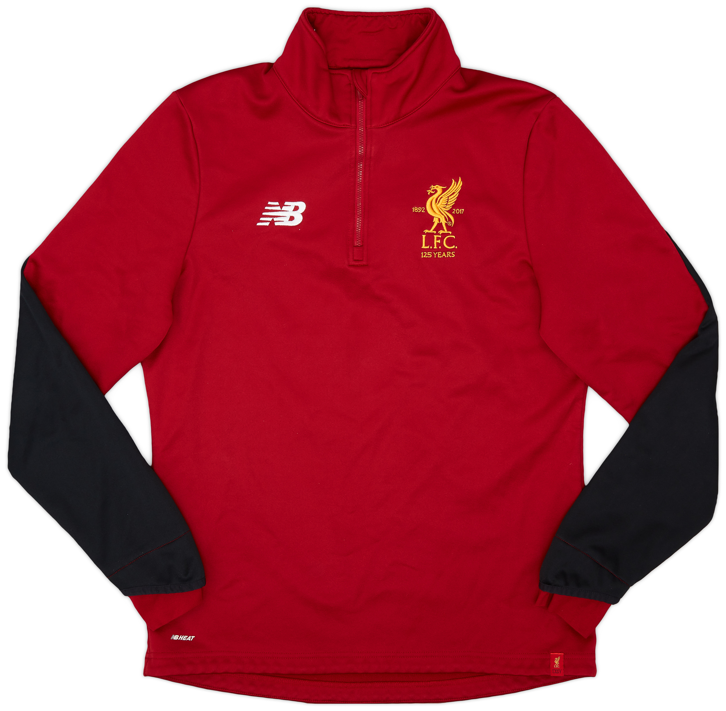 2017-18 Liverpool New Balance 1/4 Zip Drill Top - 9/10 - (M)