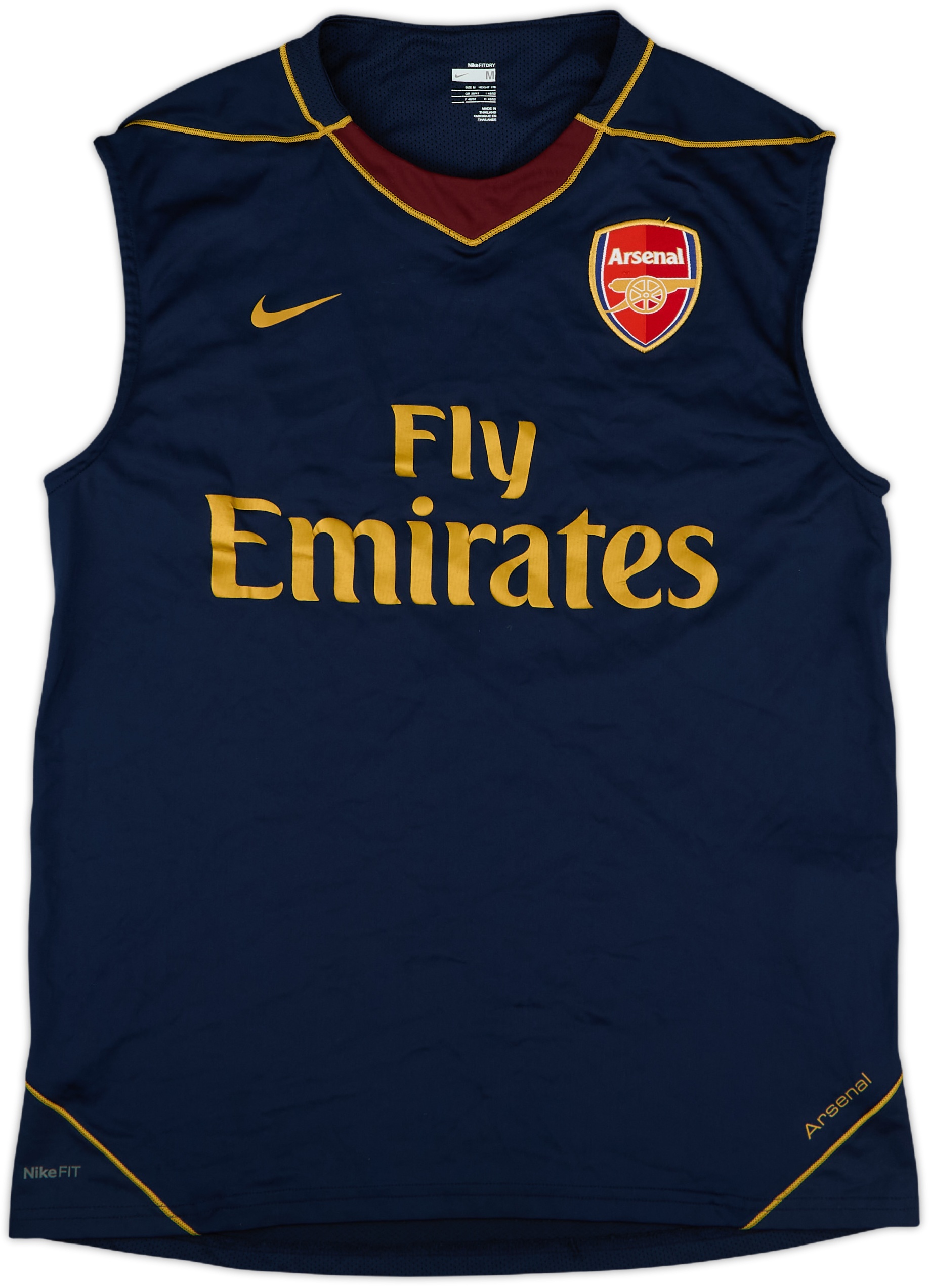2007-08 Arsenal Nike Training Vest - 8/10 - (M)