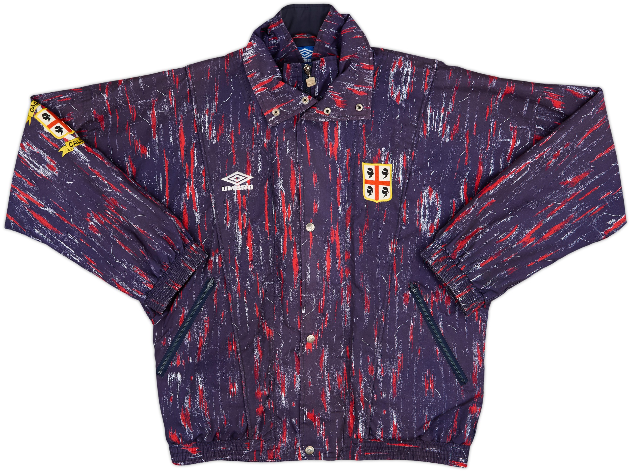 1990-91 Cagliari Umbro Track Jacket - 10/10 - (M)