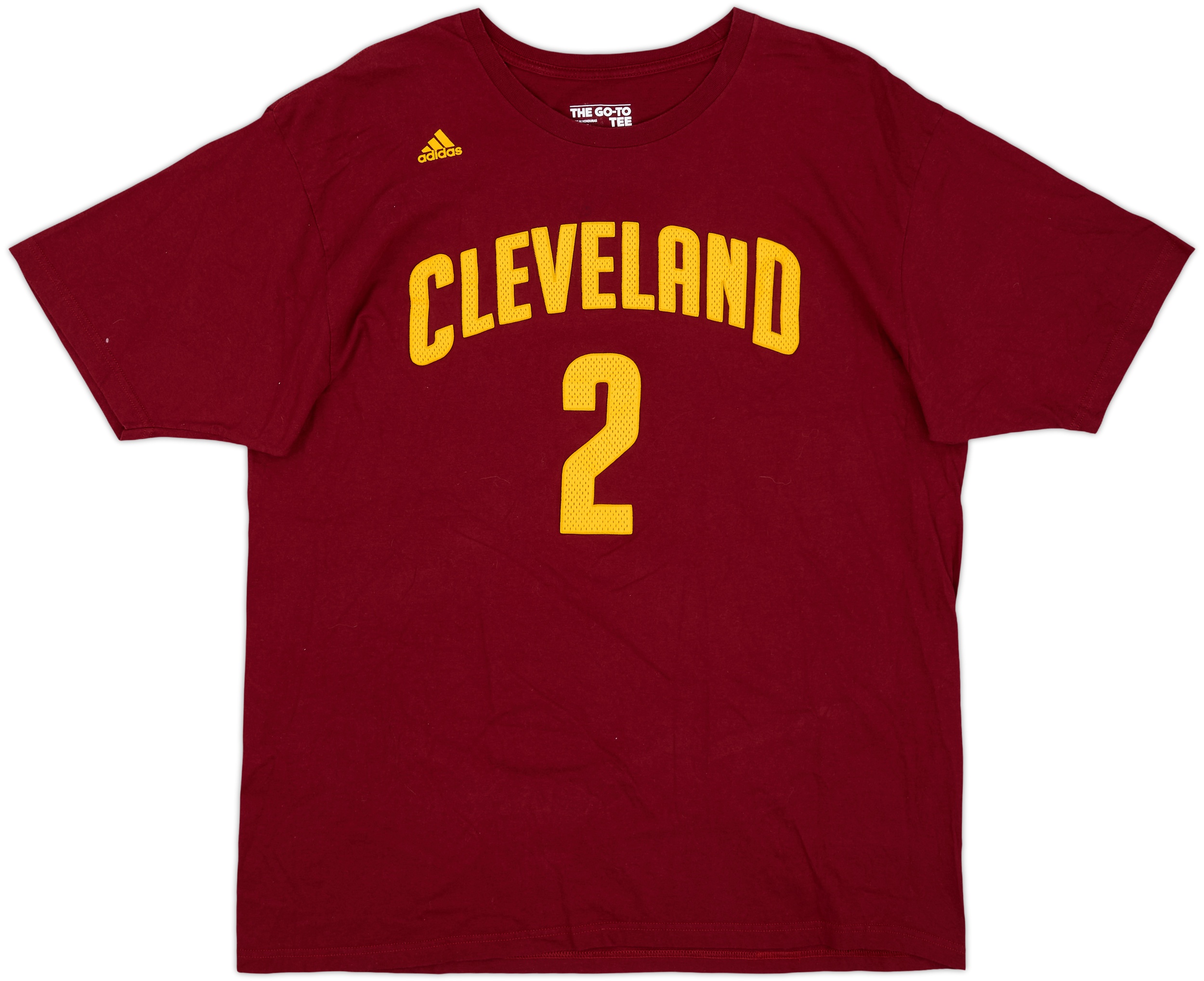 2014-15 Cleveland Cavaliers Irving #2 adidas Tee - 8/10 - (XXL)