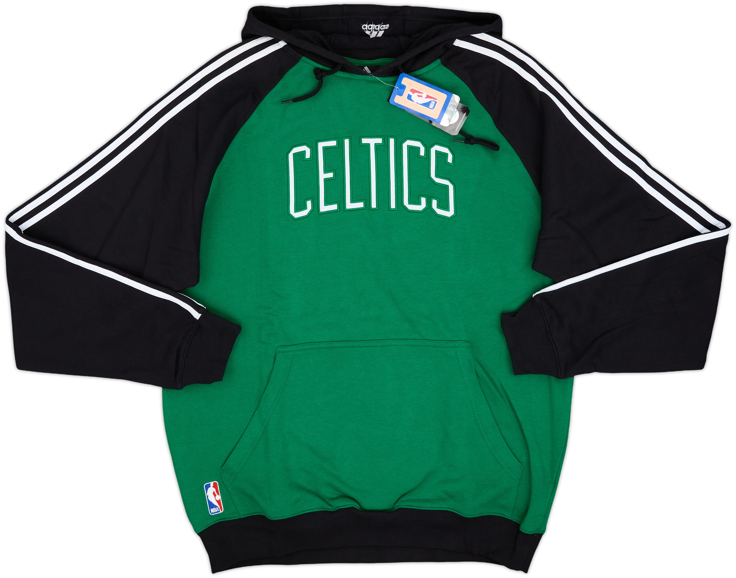 2009-10 Boston Celtics adidas Hooded Sweat Top (XL)