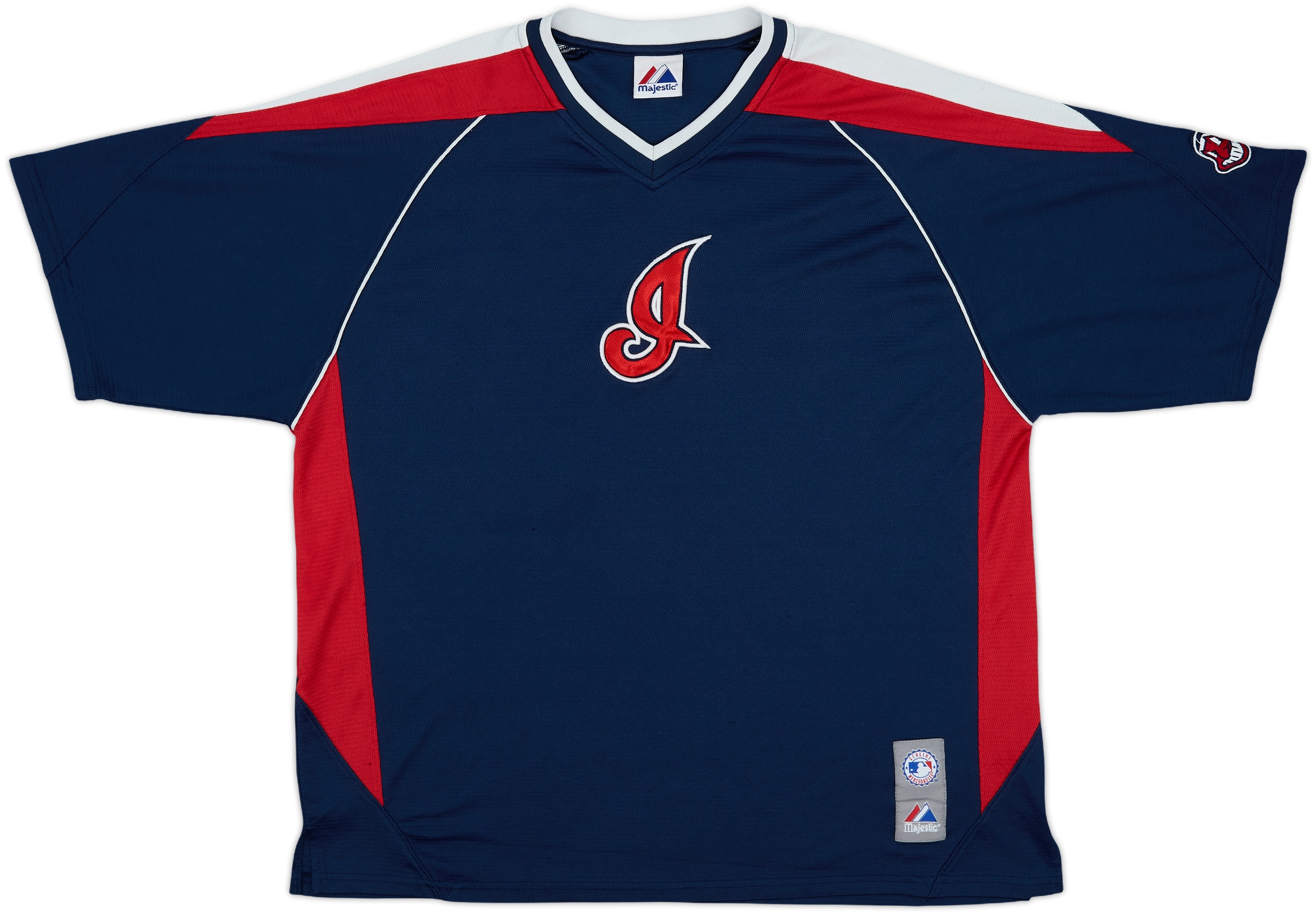 2008 Cleveland Indians Majestic Training Tee - 8/10 - (XL)