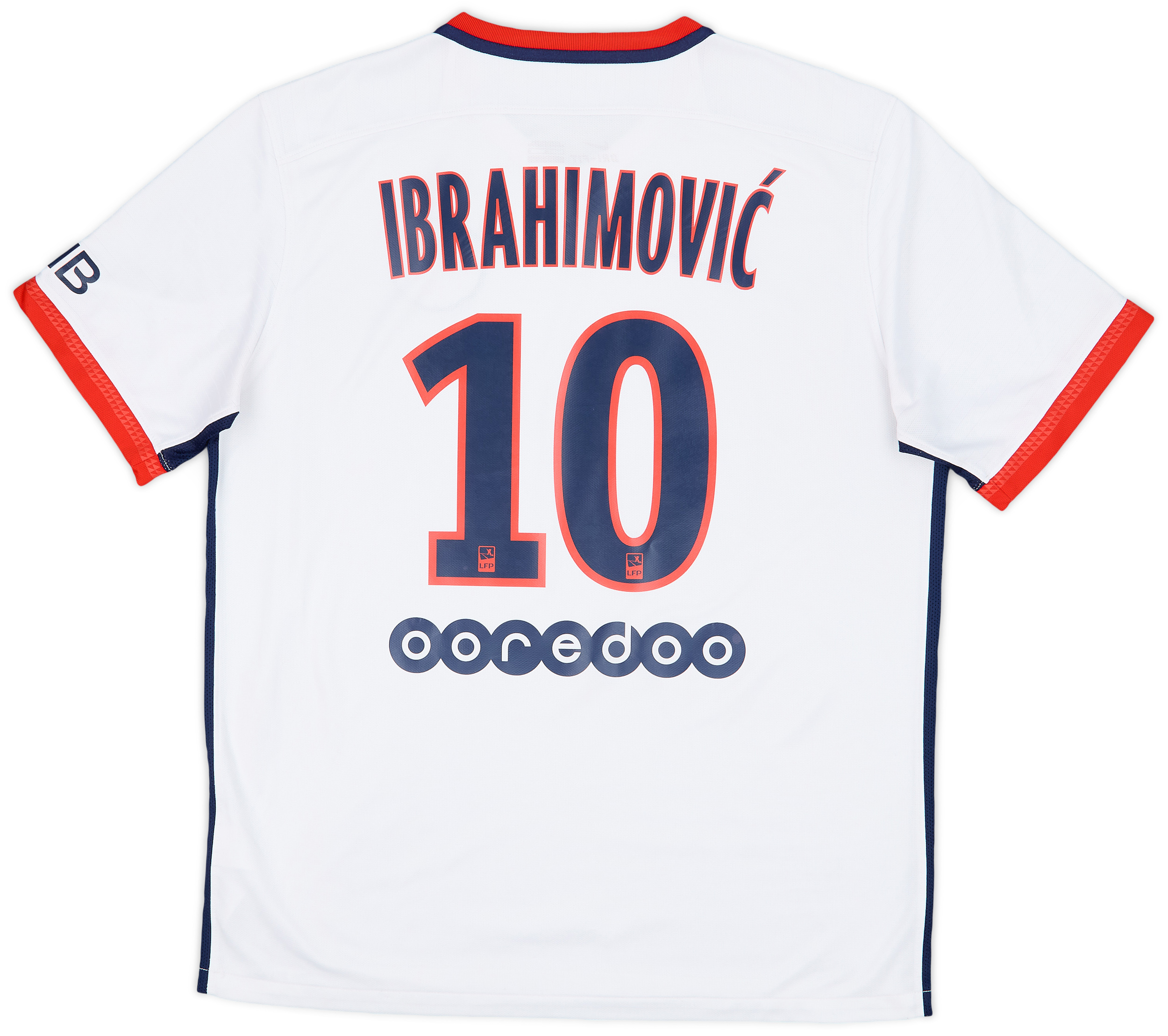 2015-16 Paris Saint-Germain Away Shirt Ibrahimovic #10 - 7/10 - (L)