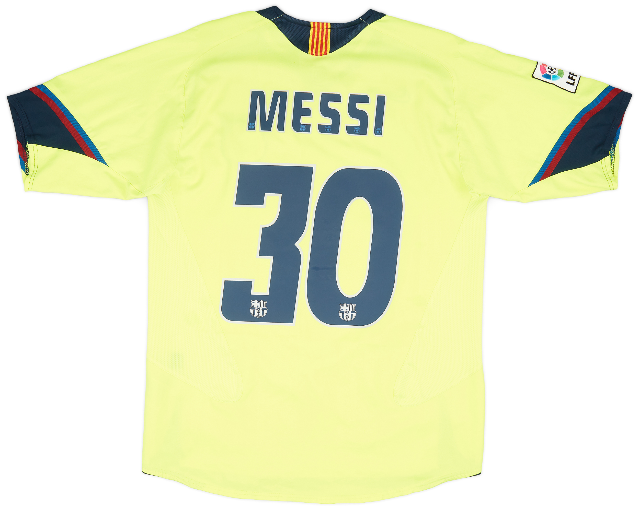 2005-06 Barcelona Away Shirt Messi #30 - 8/10 - (M)